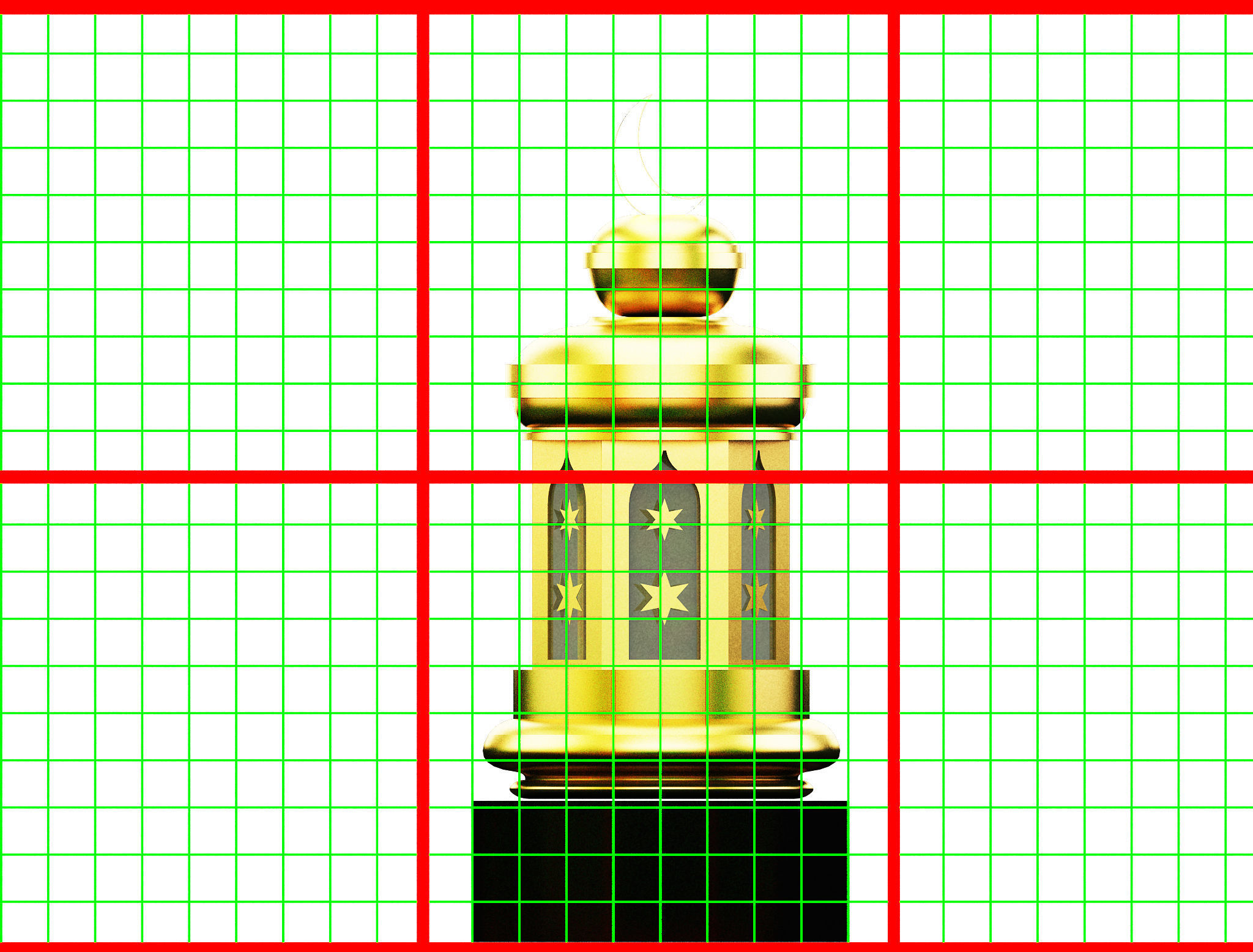 F9 Ramadan lantern fanous 3D model | CGTrader
