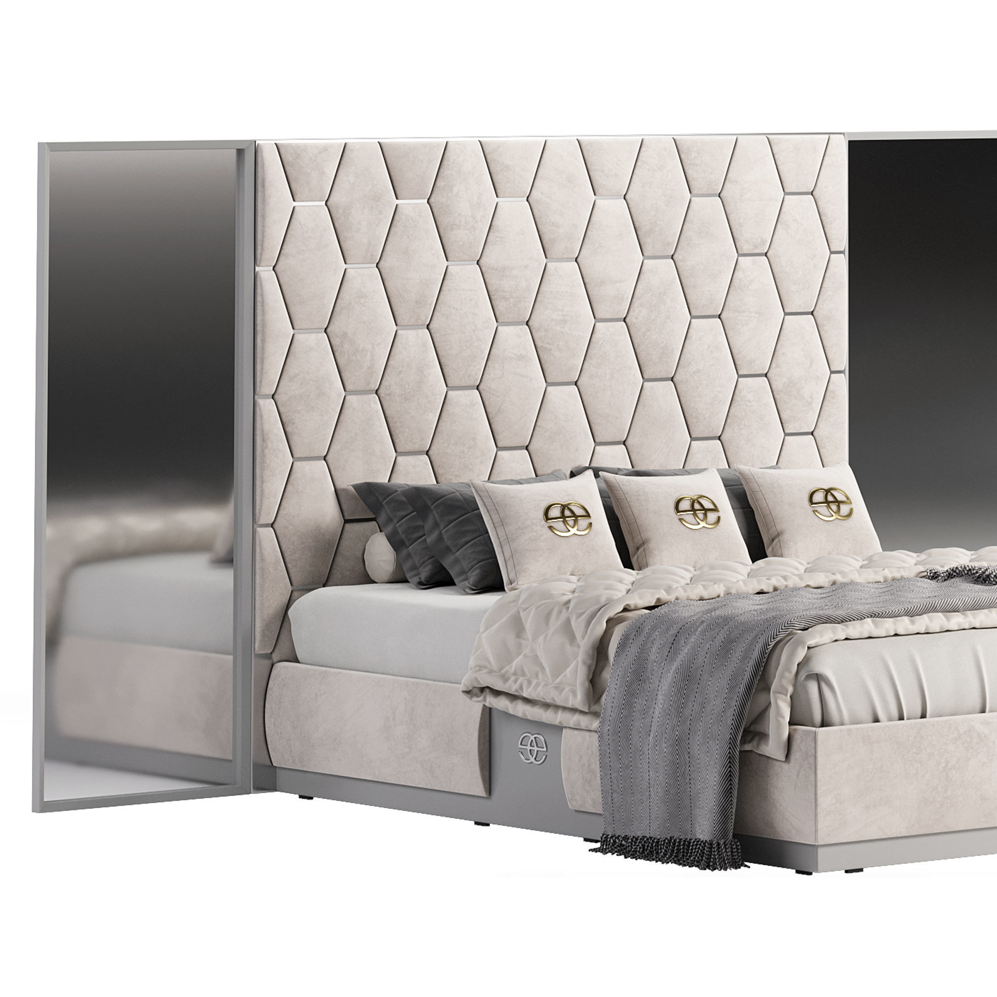 LUXOR Bed by Elve Luxury 3D model | CGTrader