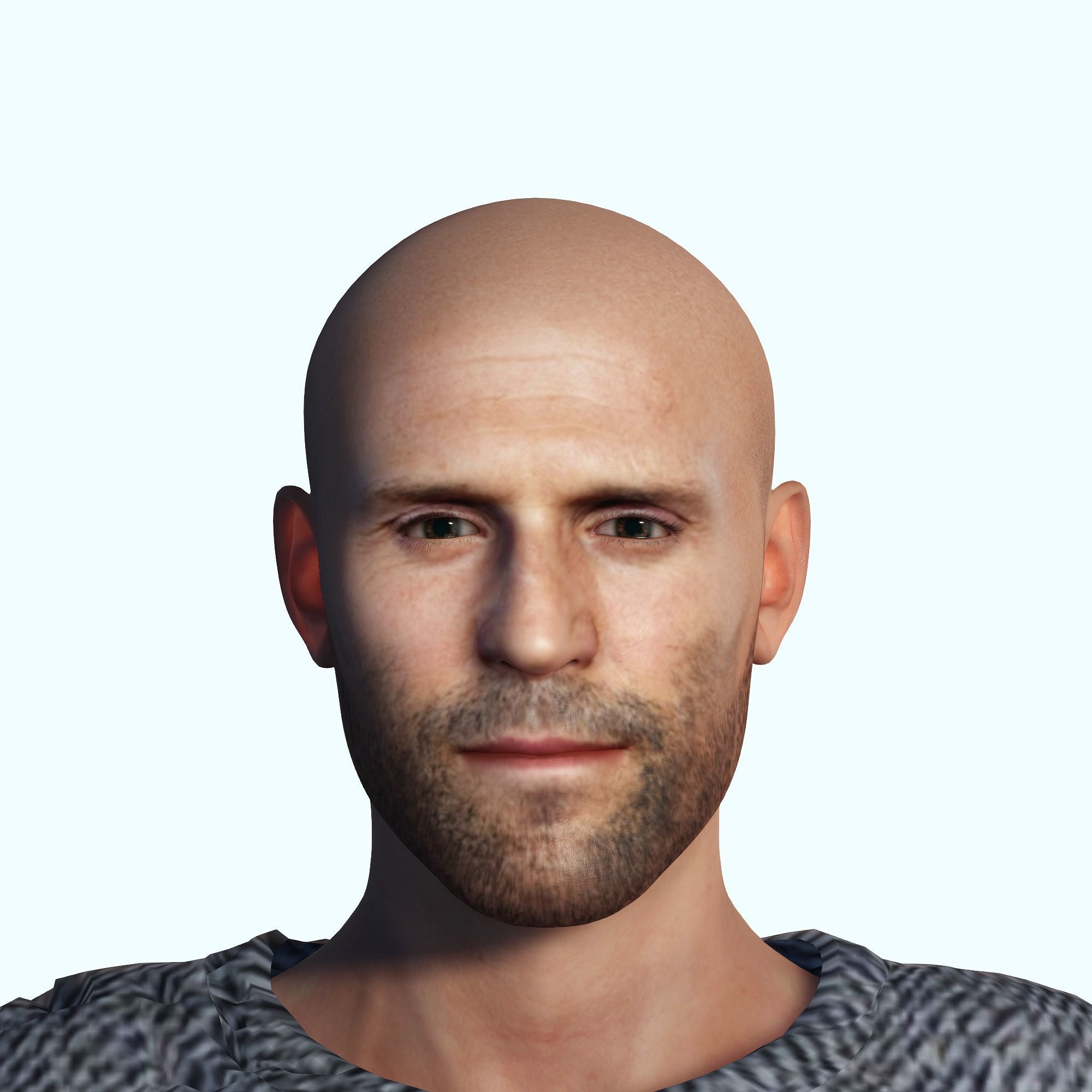 3D model Jason Statham 3D Rigged model ready for animation VR / AR ...