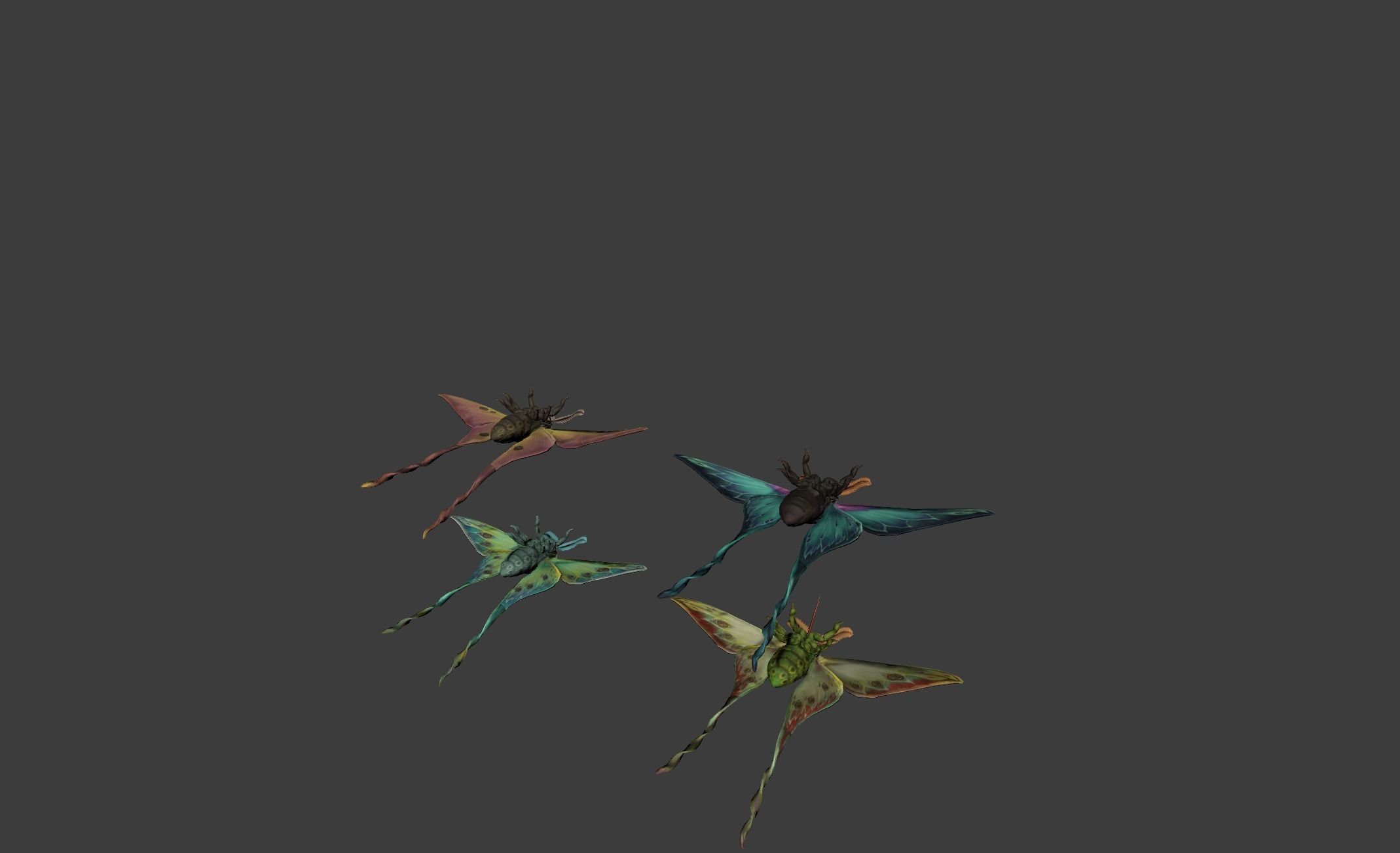3D model Alien Moth Mutant VR / AR / low-poly | CGTrader