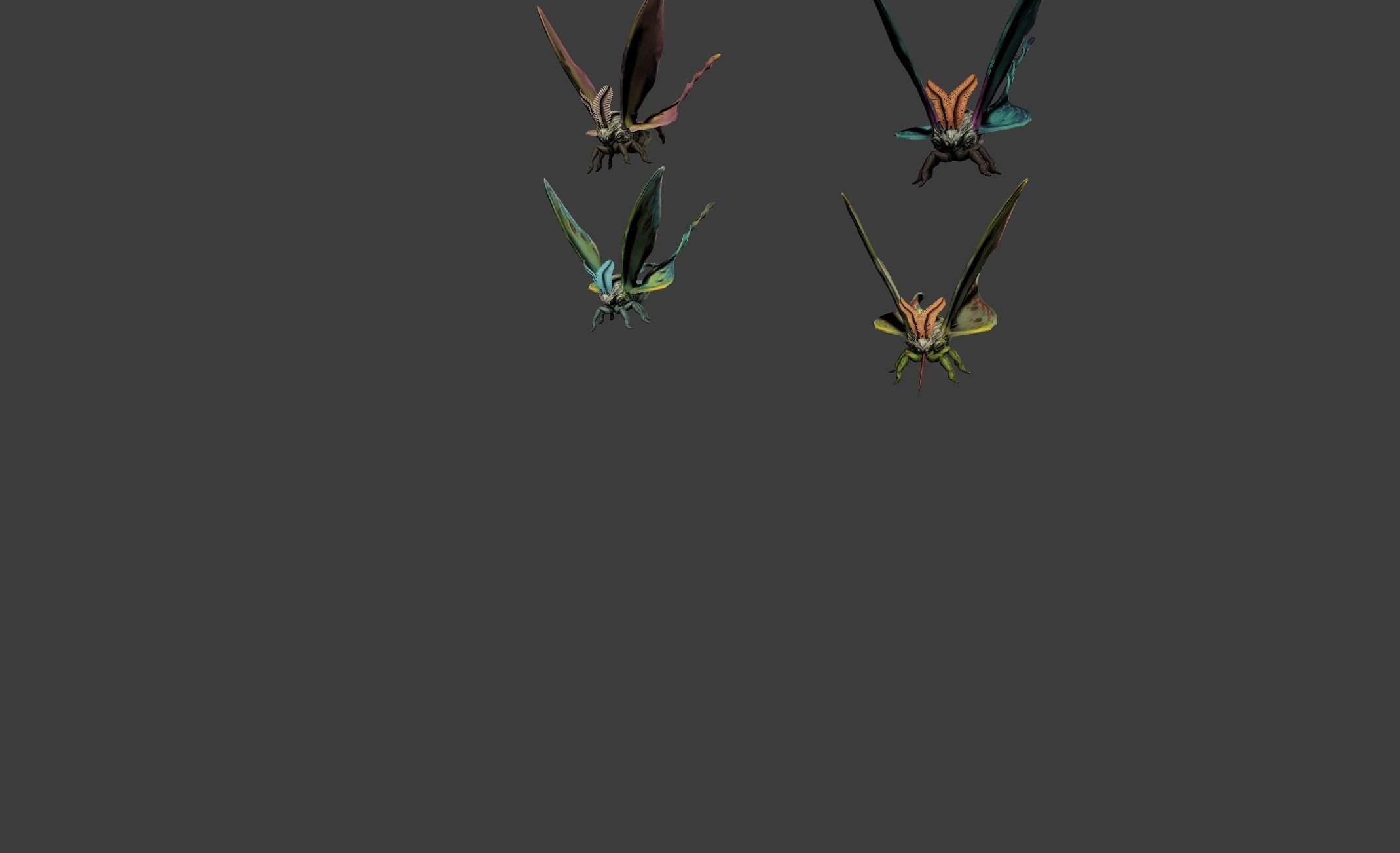 3D model Alien Moth Mutant VR / AR / low-poly | CGTrader