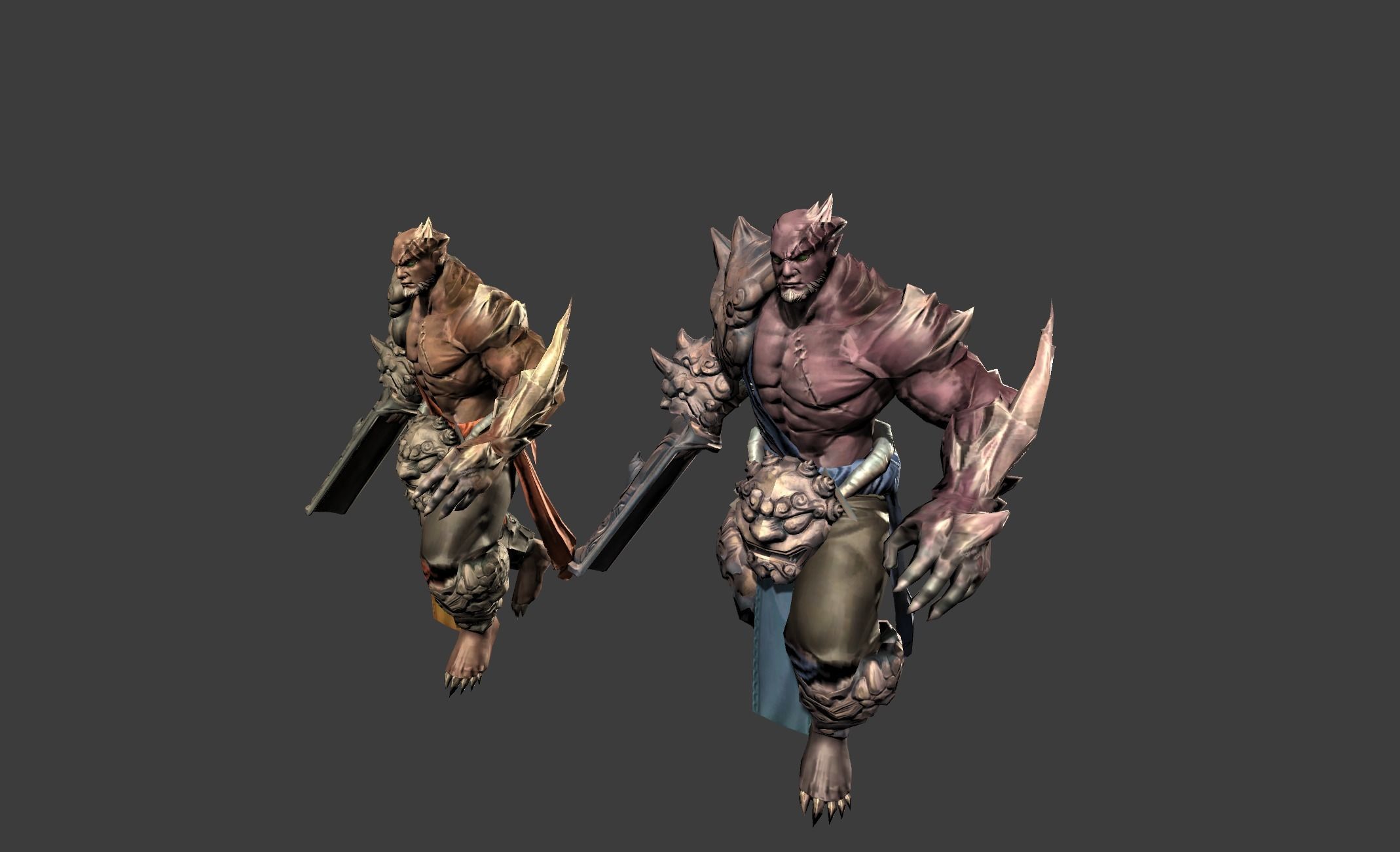 3D model Demon Mutant Fighter VR / AR / low-poly | CGTrader