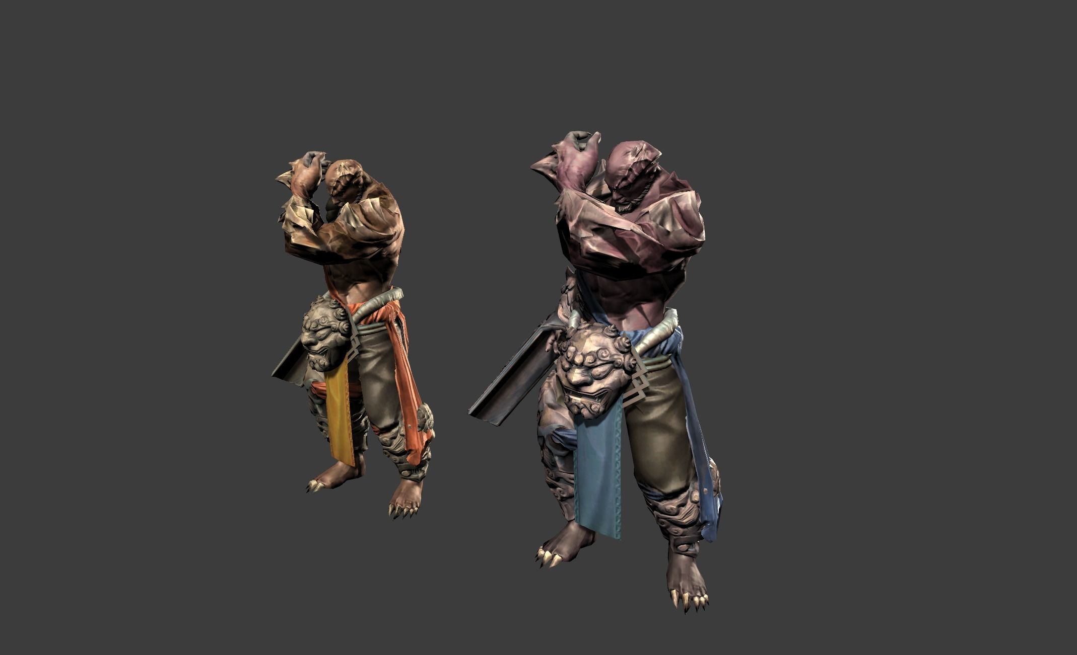 3D model Demon Mutant Fighter VR / AR / low-poly | CGTrader