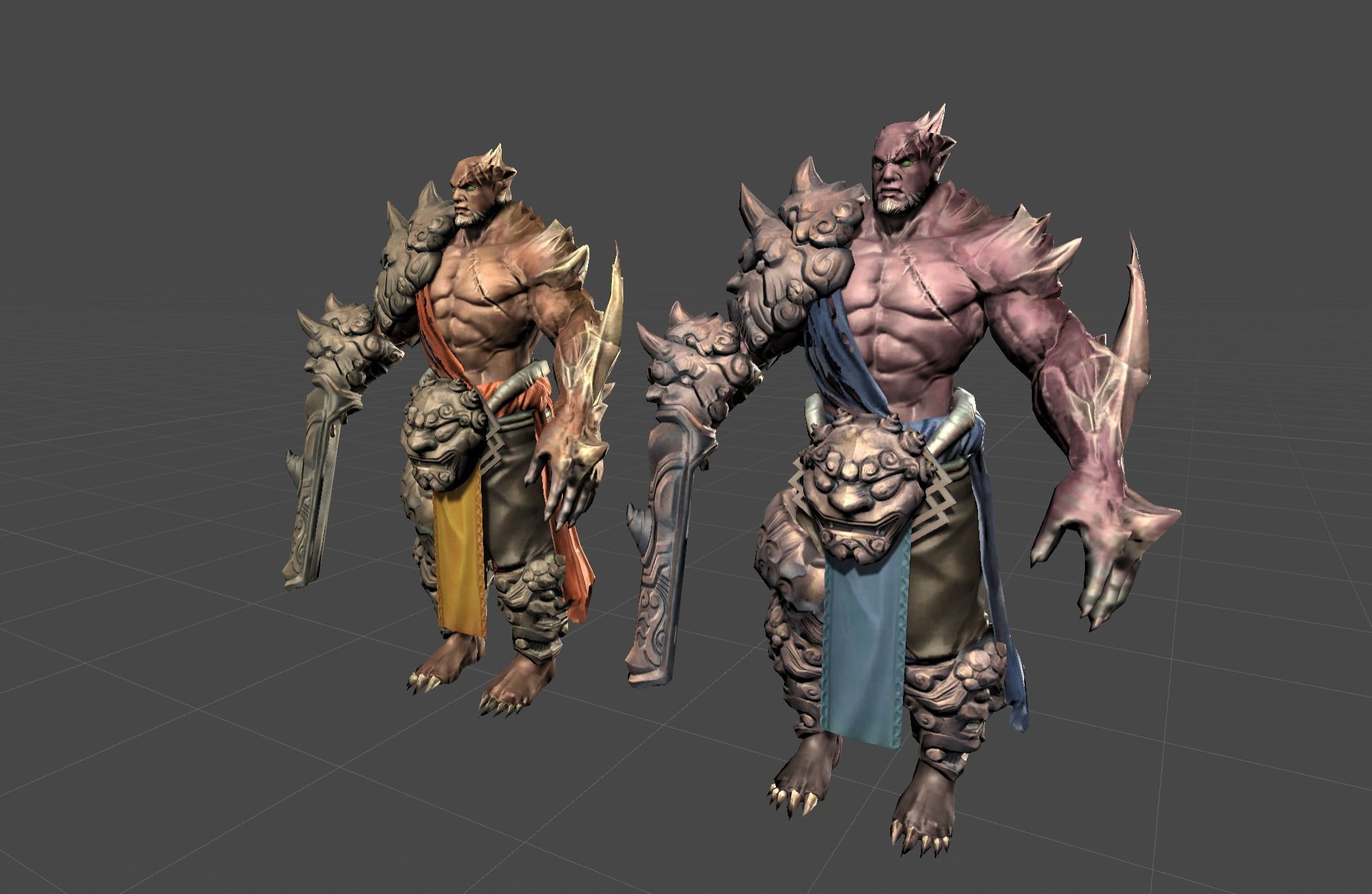 3D model Demon Mutant Fighter VR / AR / low-poly | CGTrader