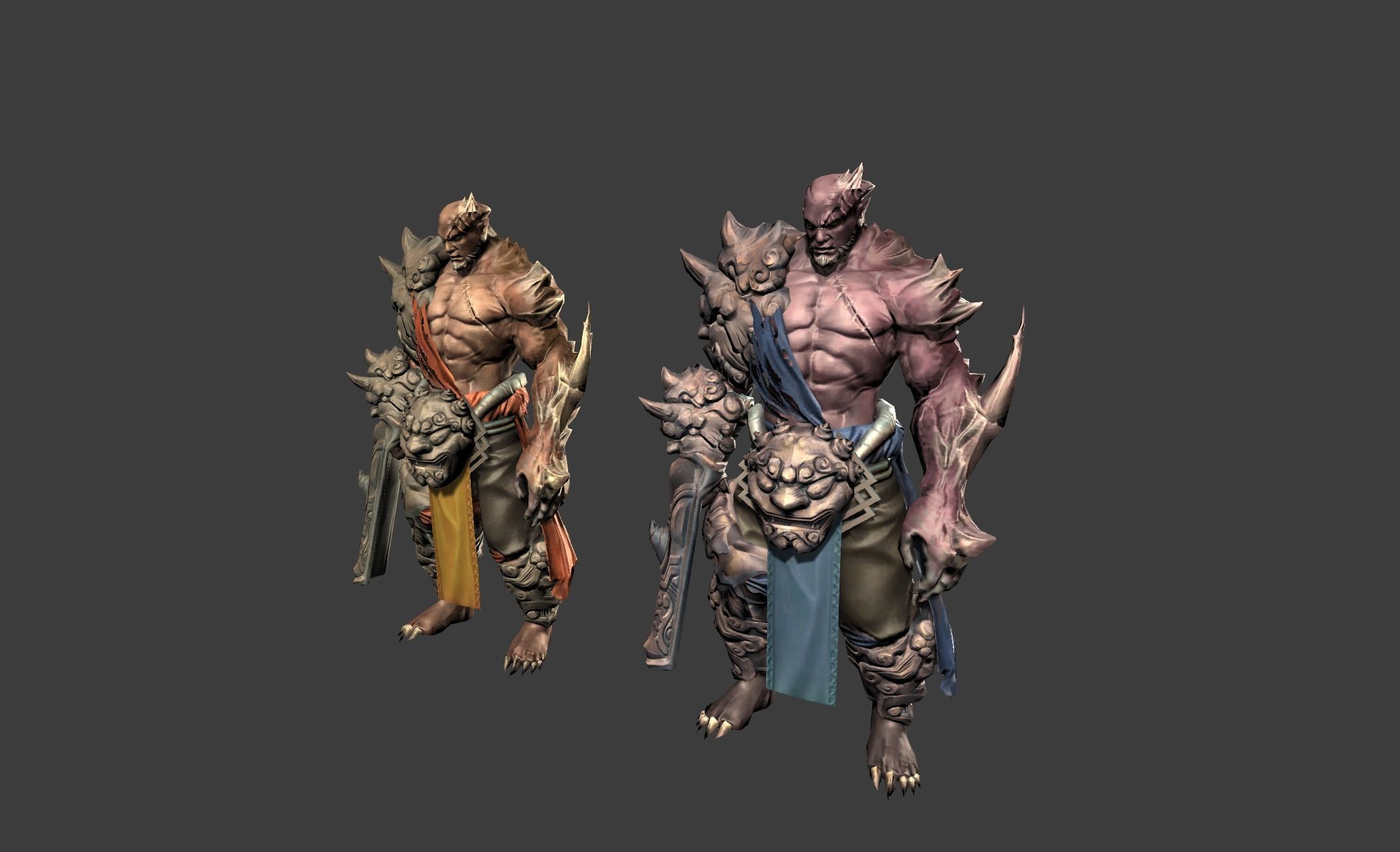 3D model Demon Mutant Fighter VR / AR / low-poly | CGTrader