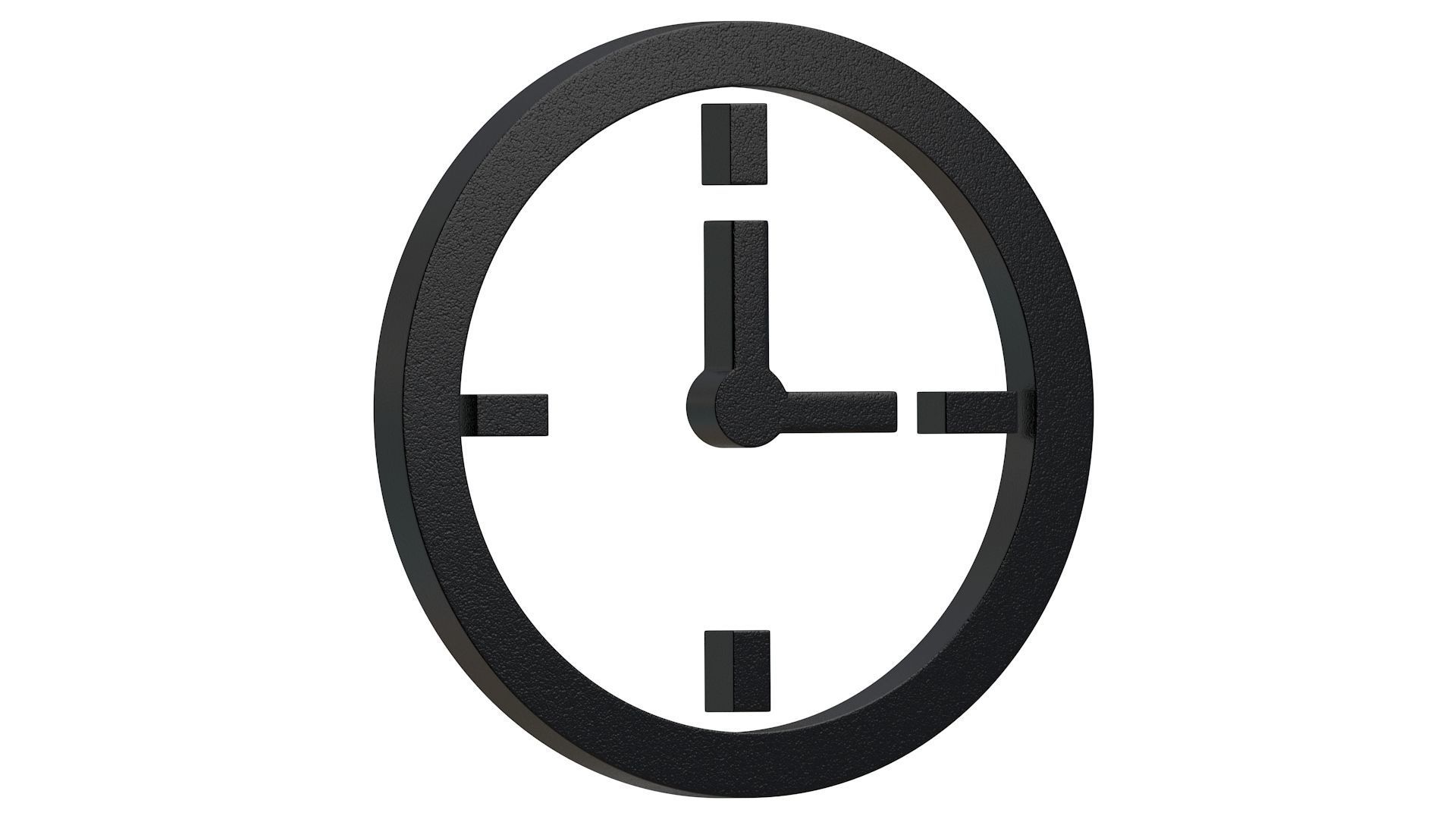 Symbol Clock 01 3D model | CGTrader