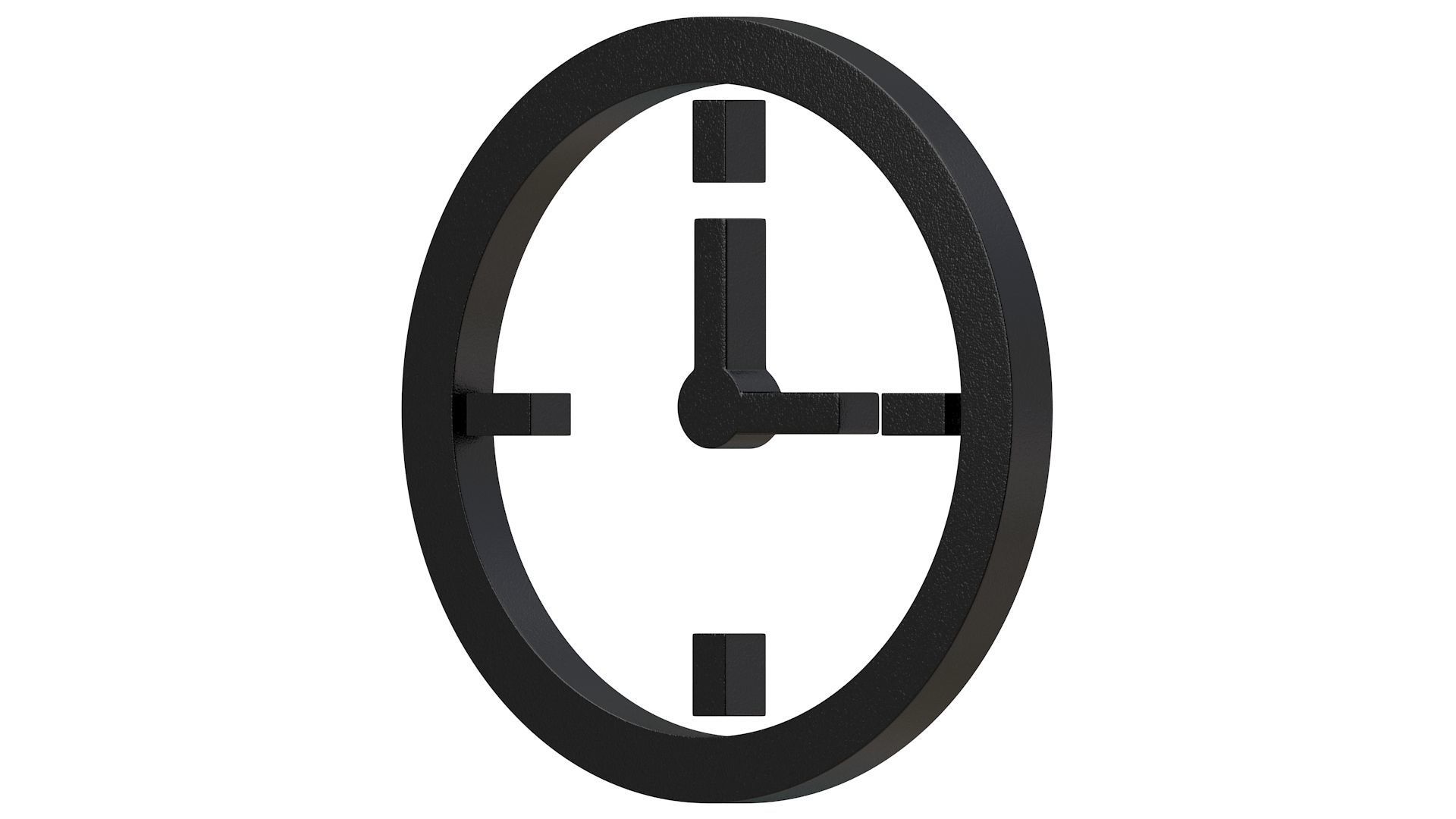 Symbol Clock 01 3D model | CGTrader