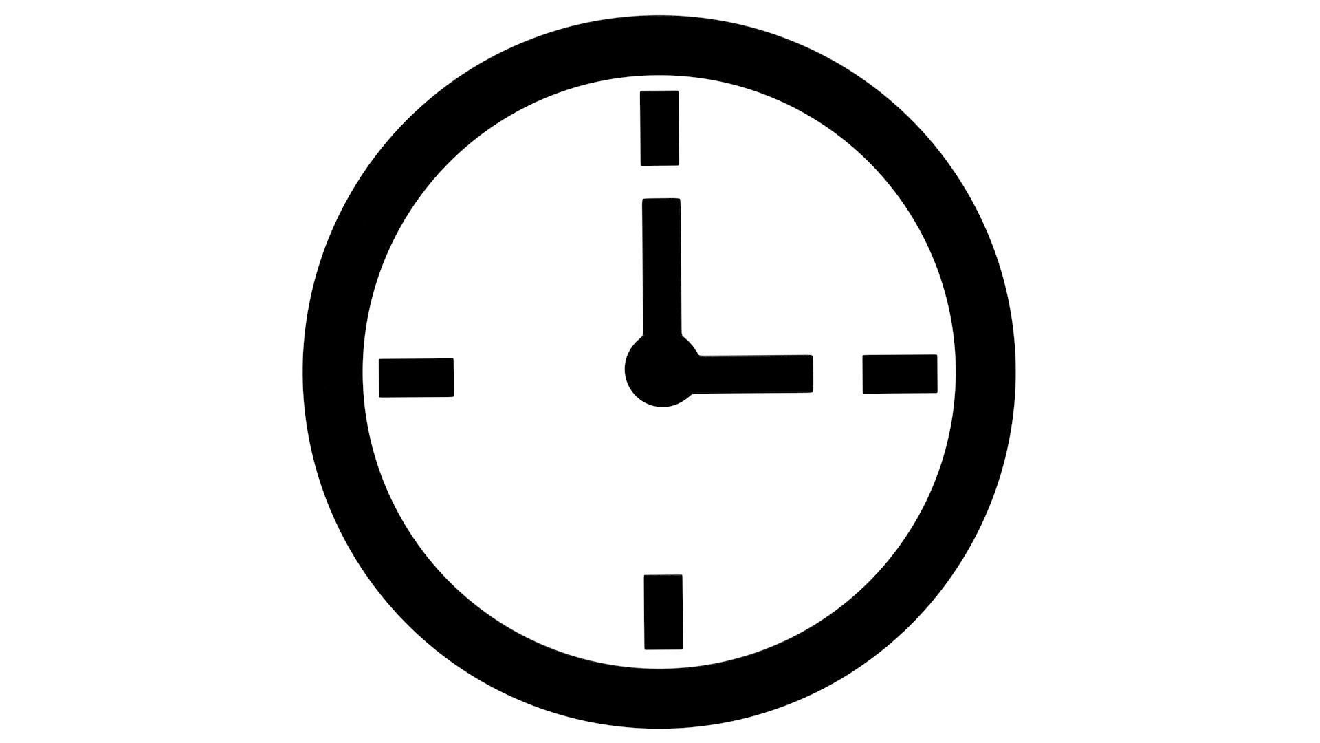 Symbol Clock 01 3D model | CGTrader