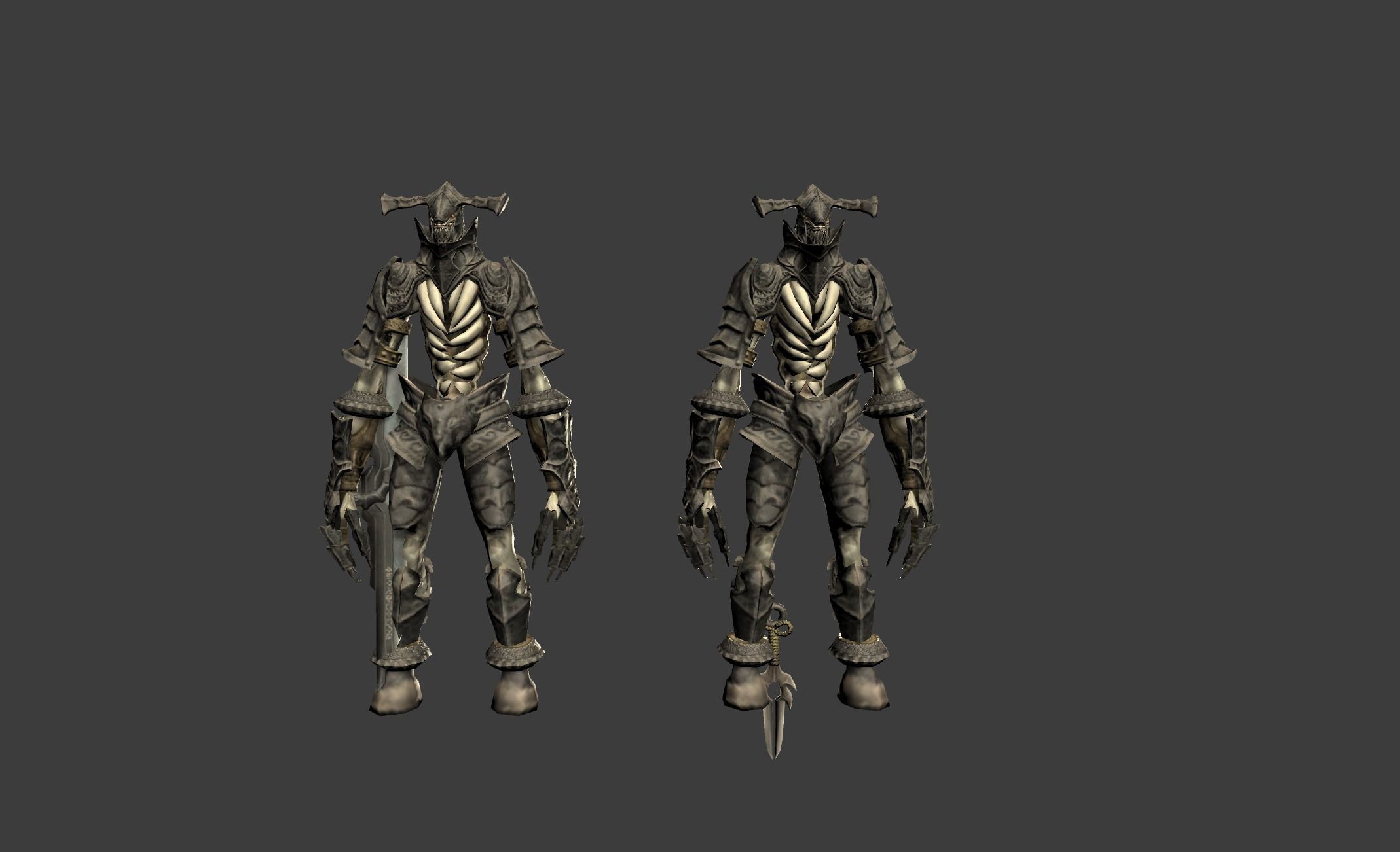 3D model Demon Skeleton Mutant VR / AR / low-poly | CGTrader