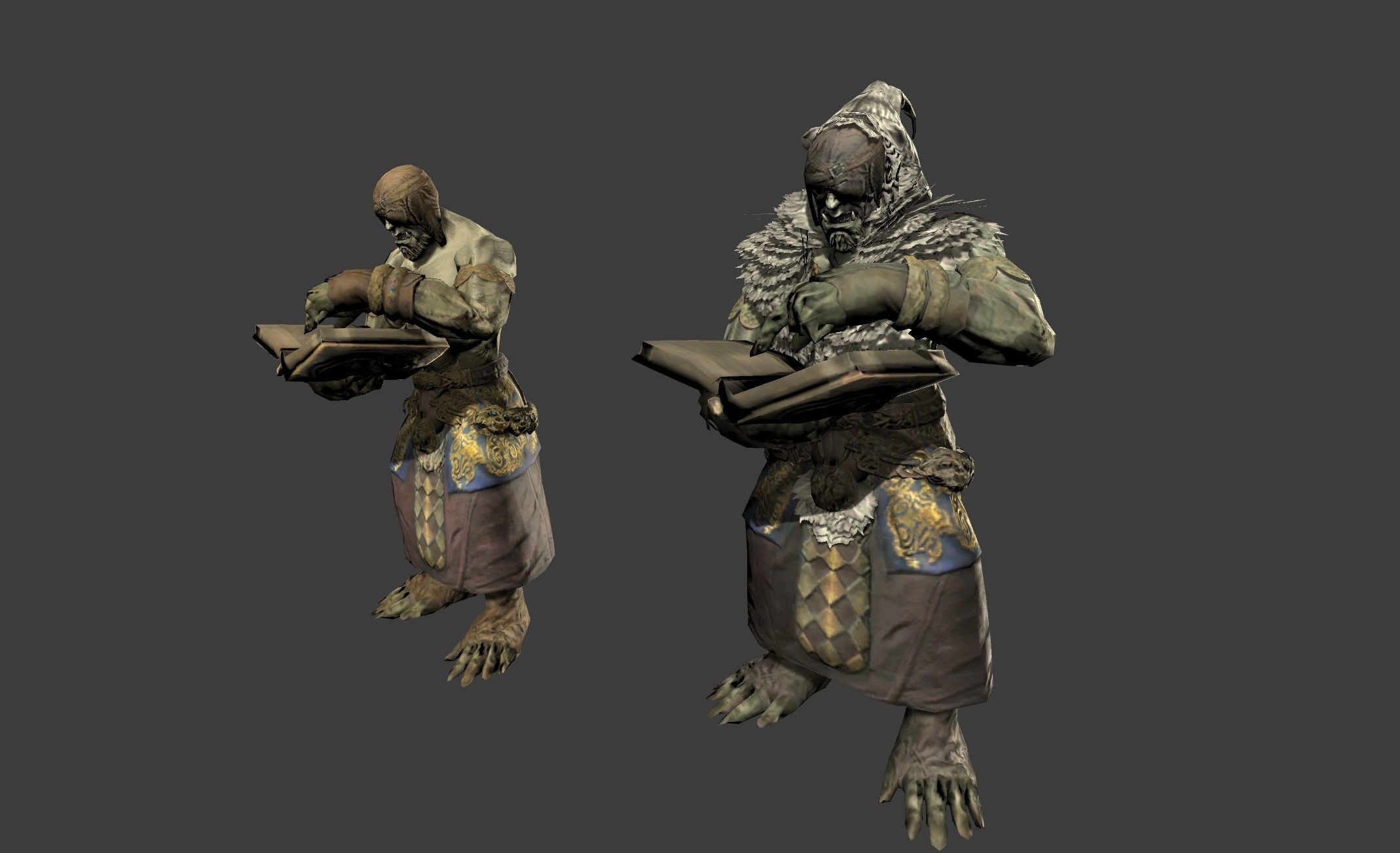 3D model Mutant Orc Wizard VR / AR / low-poly | CGTrader