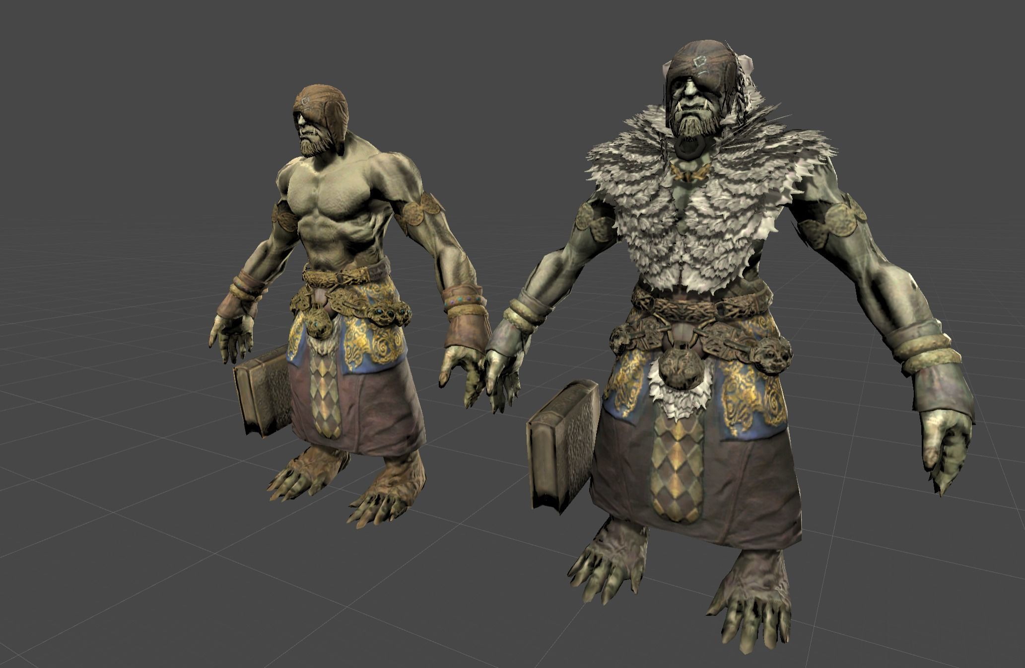 3D model Mutant Orc Wizard VR / AR / low-poly | CGTrader