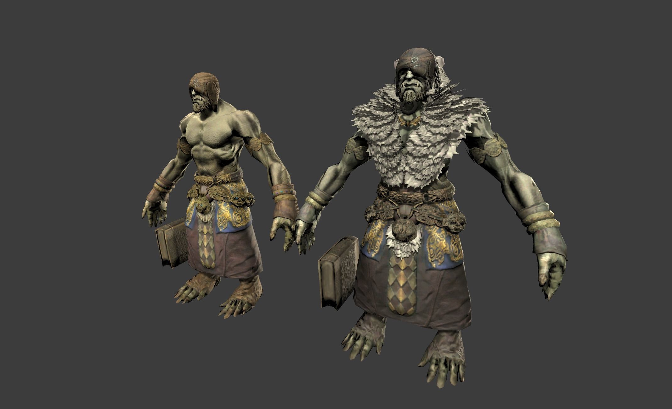3D model Mutant Orc Wizard VR / AR / low-poly | CGTrader
