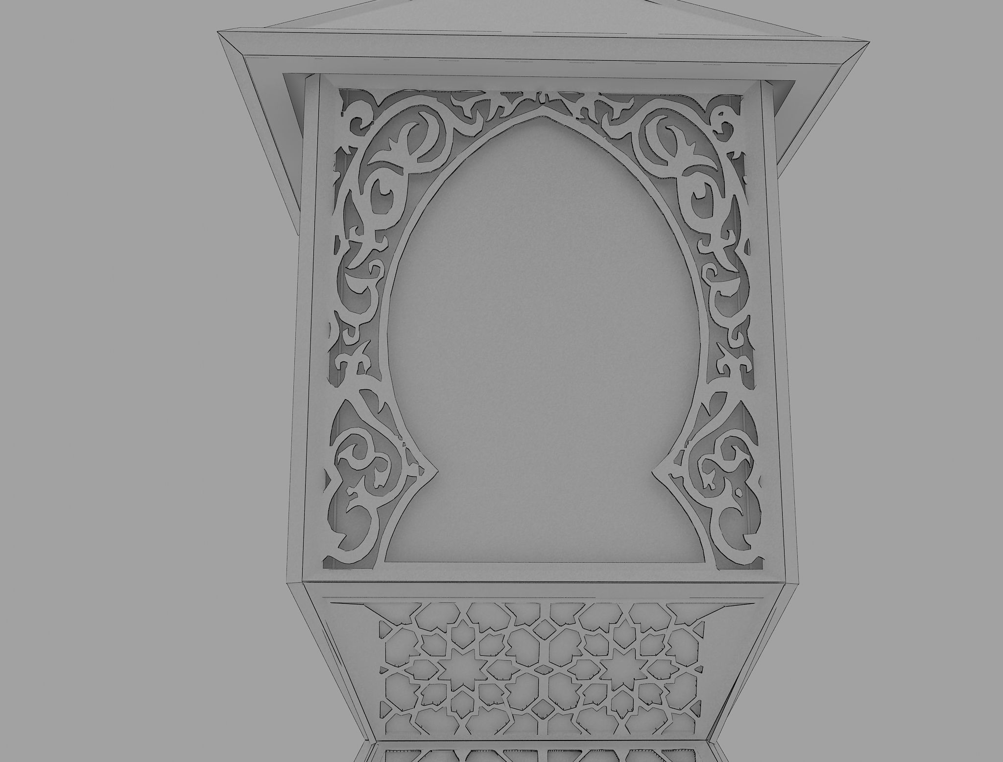 F10b Ramadan lantern fanous 3D model | CGTrader