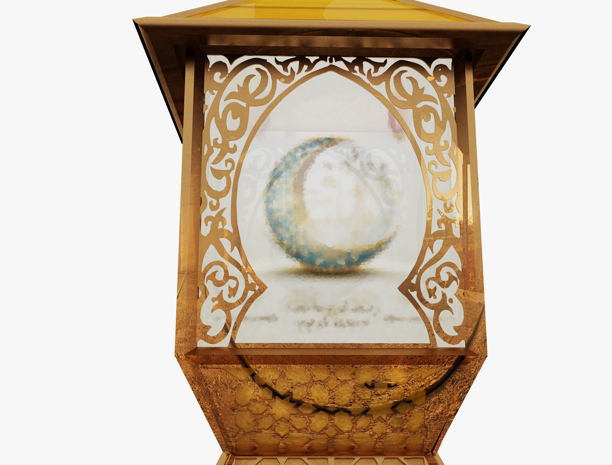 F10b Ramadan lantern fanous 3D model | CGTrader
