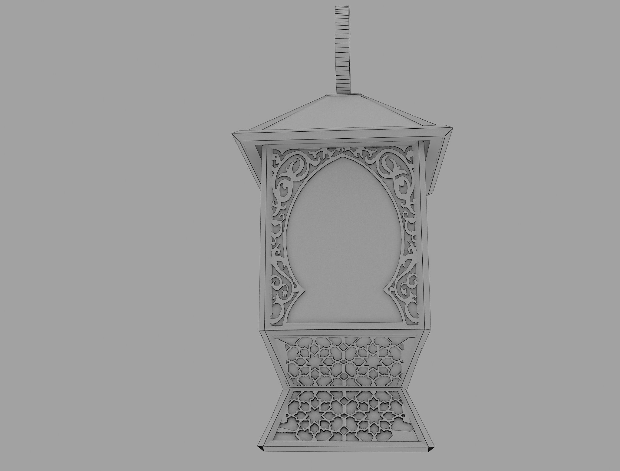 F10b Ramadan lantern fanous 3D model | CGTrader