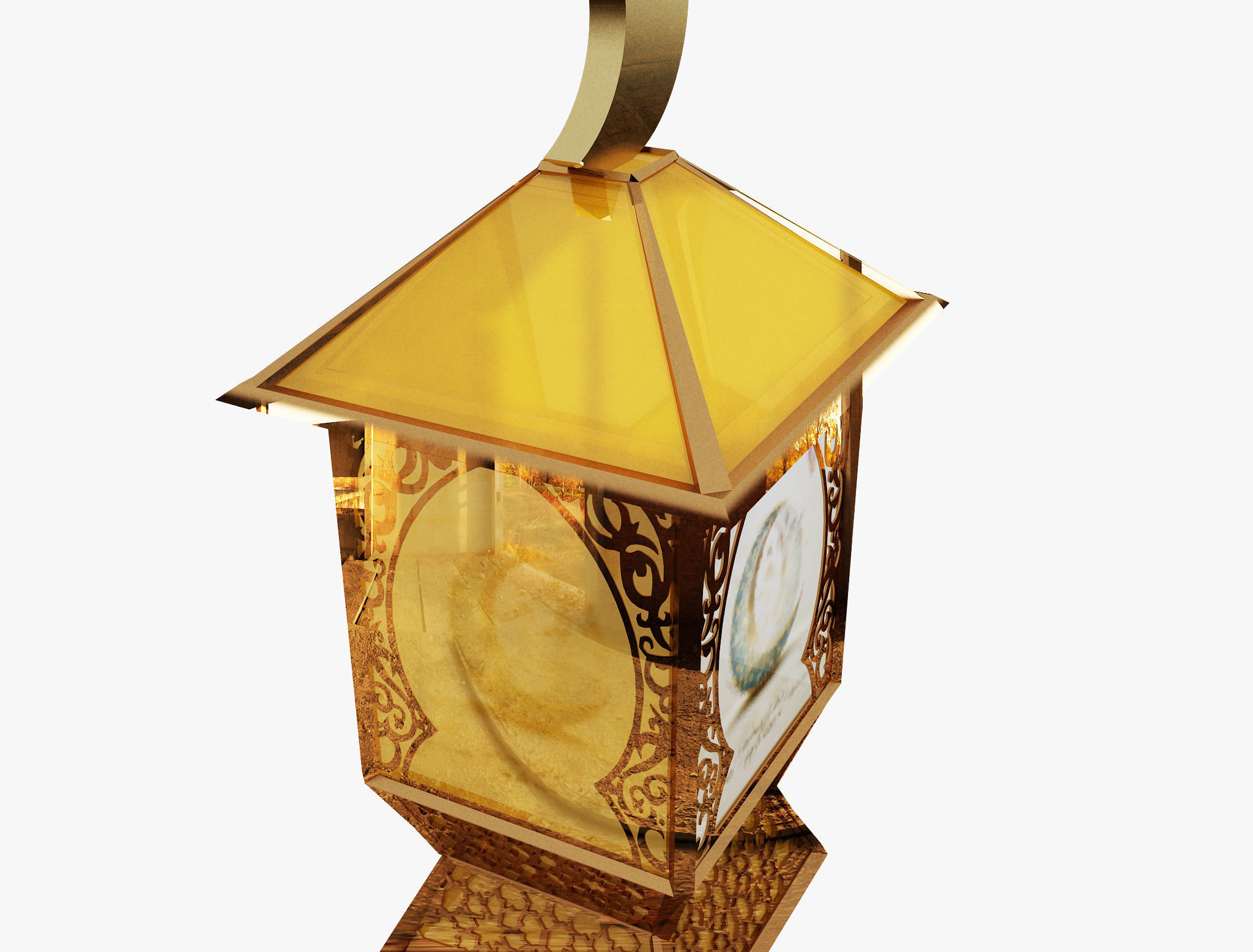F10b Ramadan lantern fanous 3D model | CGTrader