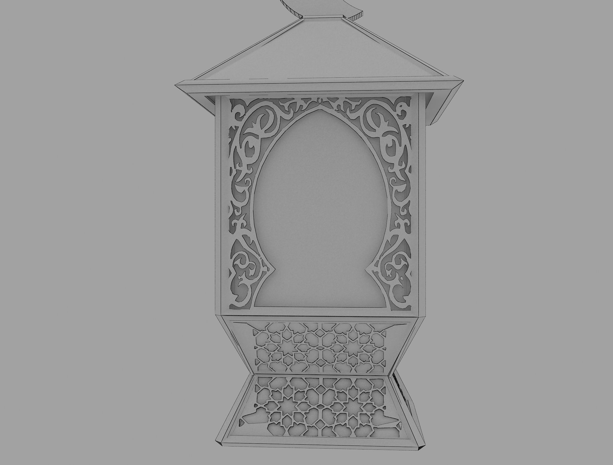 F10b Ramadan lantern fanous 3D model | CGTrader