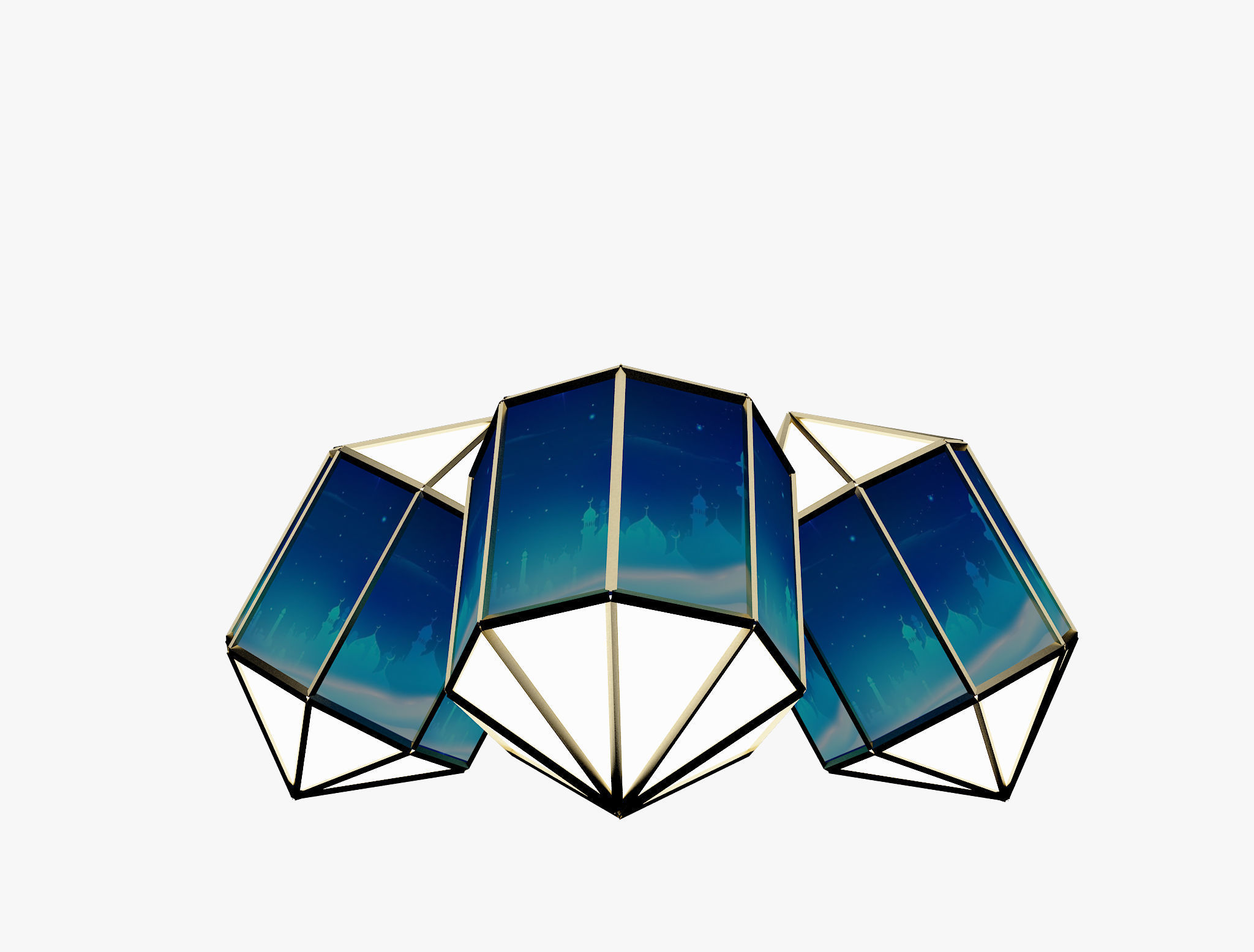 f11 Ramadan lantern fanous 3D model | CGTrader