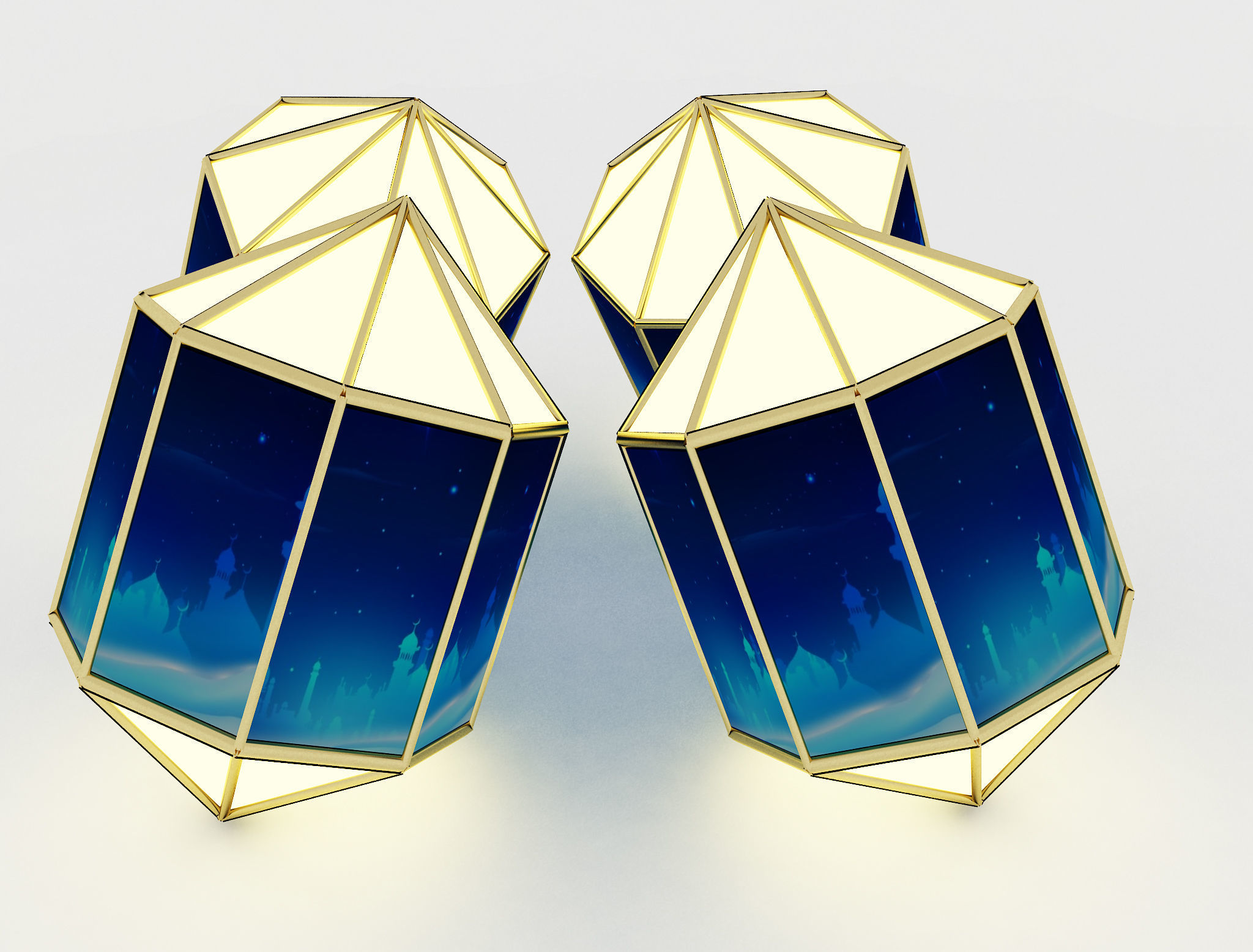 f11 Ramadan lantern fanous 3D model | CGTrader