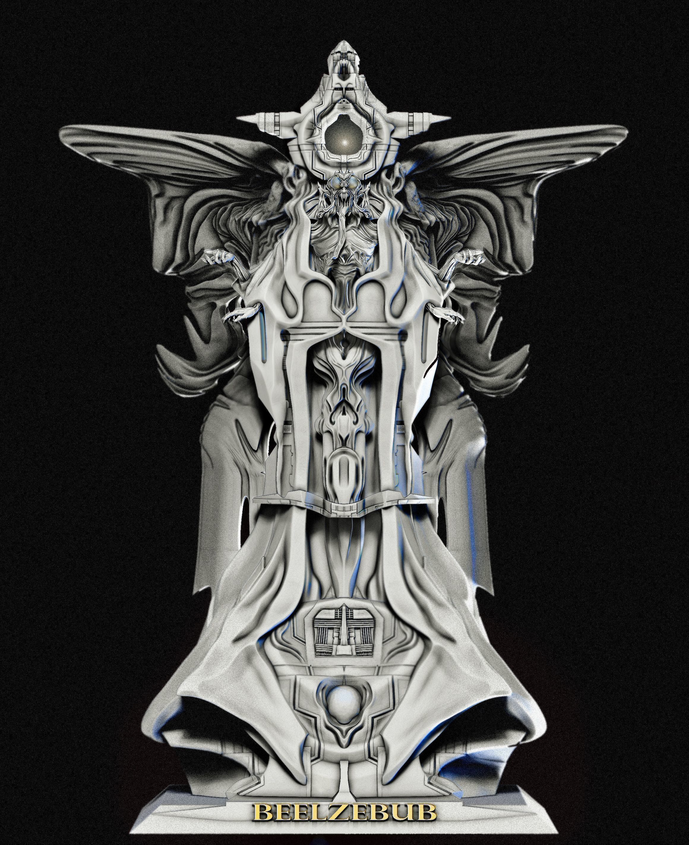 Beelzebub demon 3D model 3D printable | CGTrader