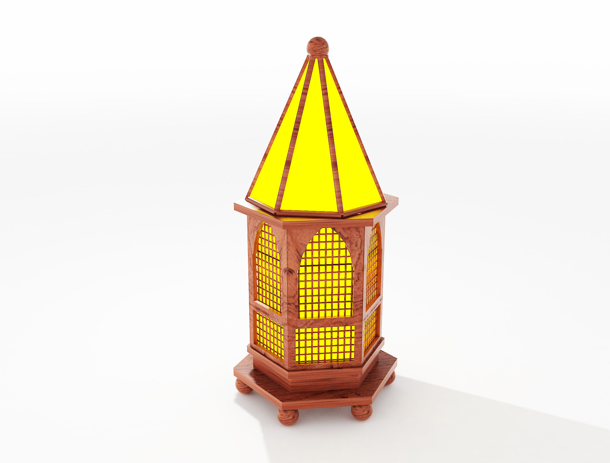 f13 Ramadan lantern fanous 3D model | CGTrader