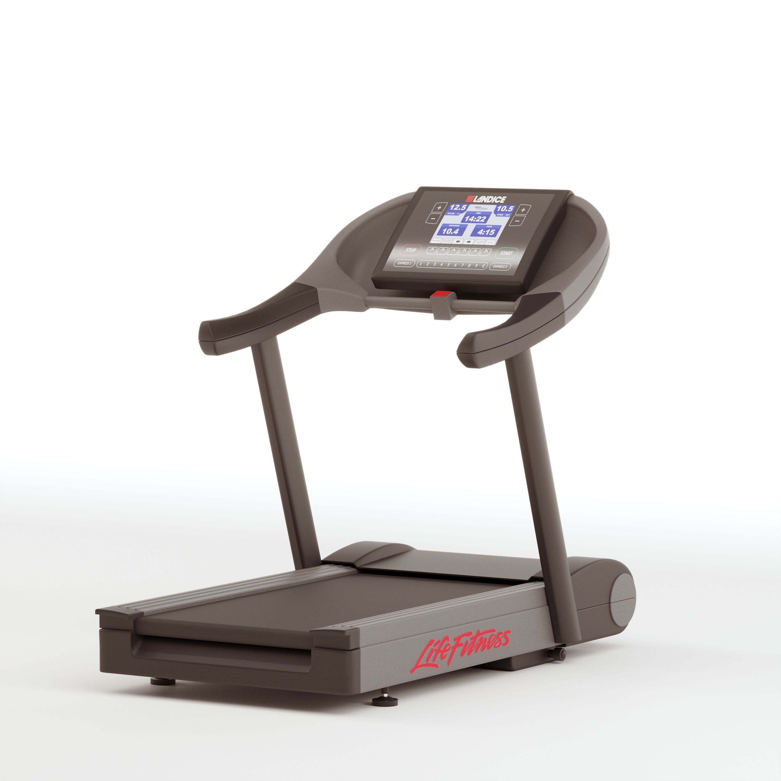 Life Fitness Treadmill 3D model | CGTrader