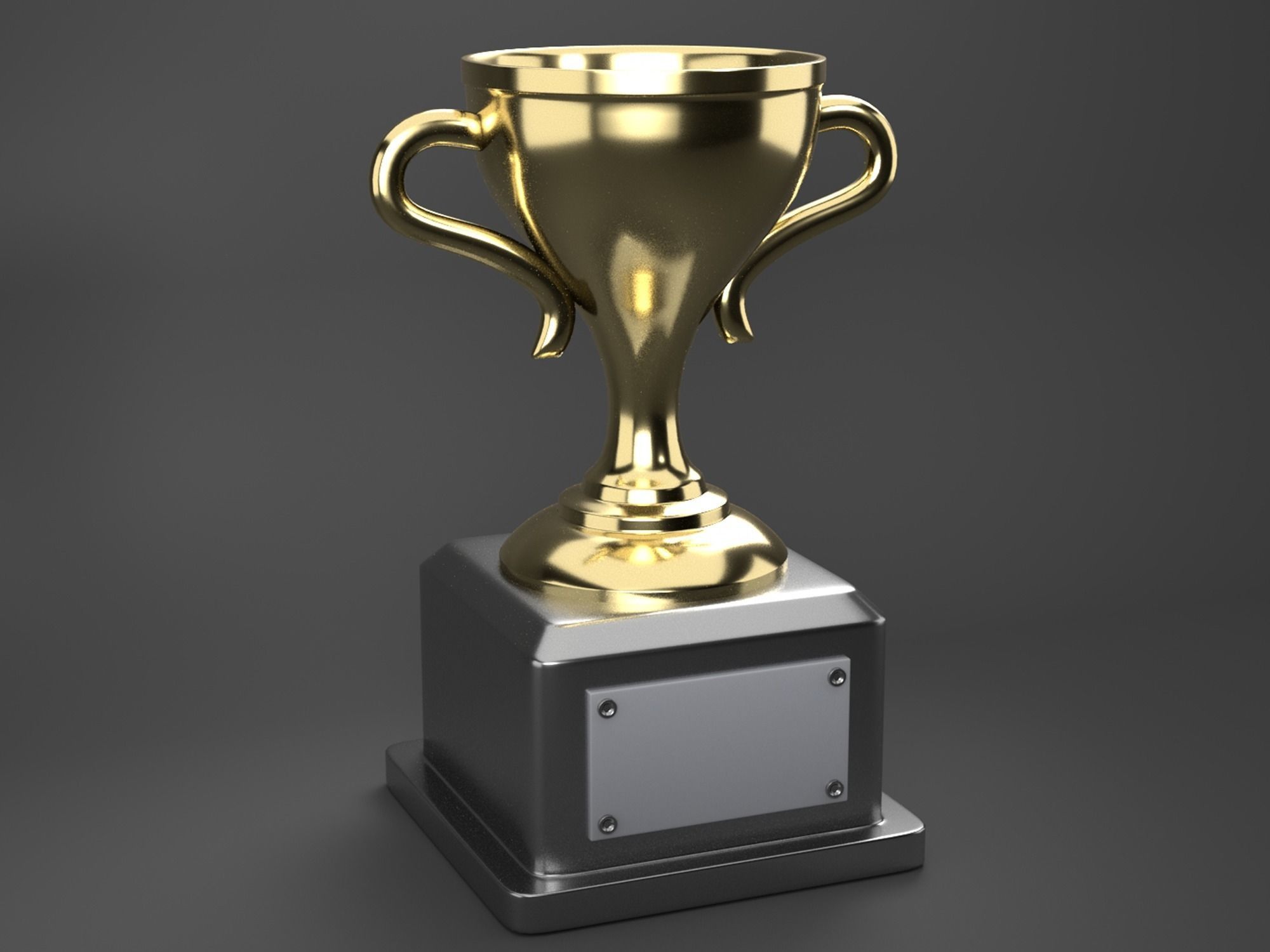 3D model Small Trophy VR / AR / low-poly | CGTrader