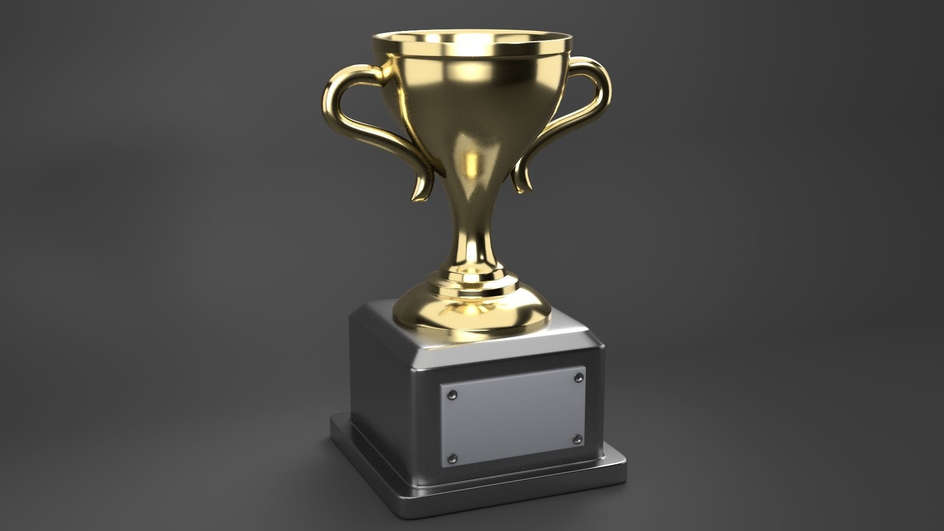 3D model Small Trophy VR / AR / low-poly | CGTrader