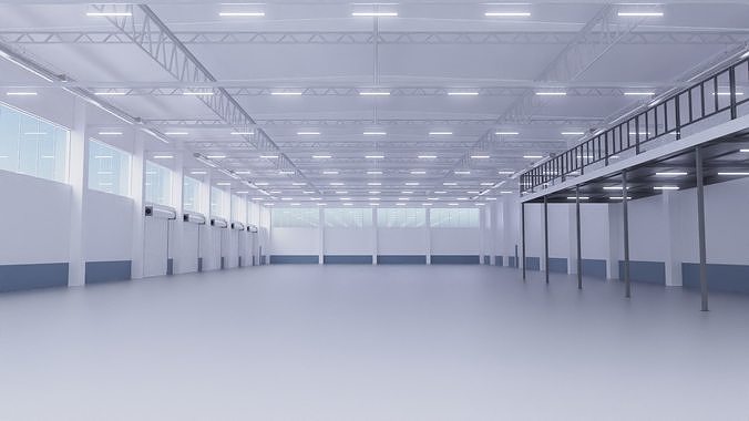 Warehouse Interior 2 3D model | CGTrader