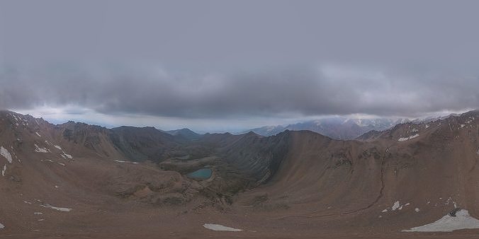 HDR - Flying High Above The Moraine Lakes 3D model | CGTrader