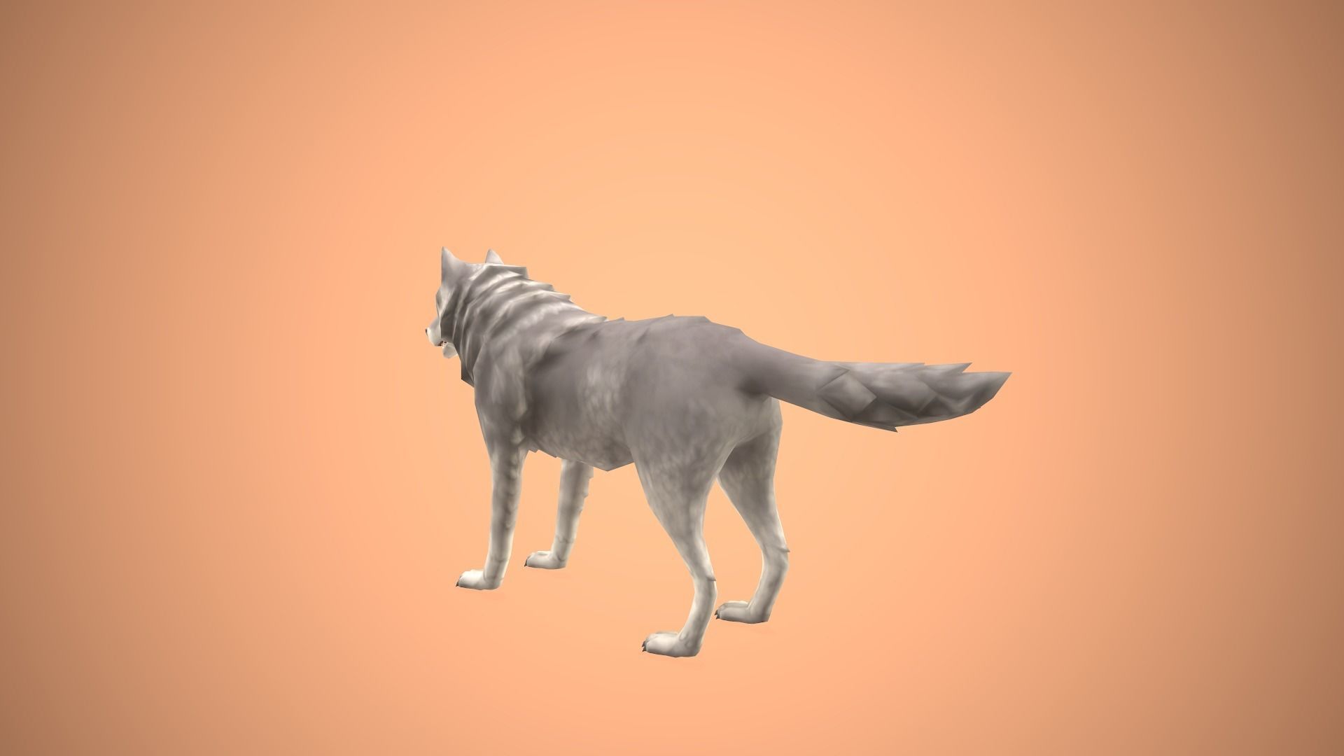 3D model Wolf - Stylized Animals Pack VR / AR / low-poly | CGTrader