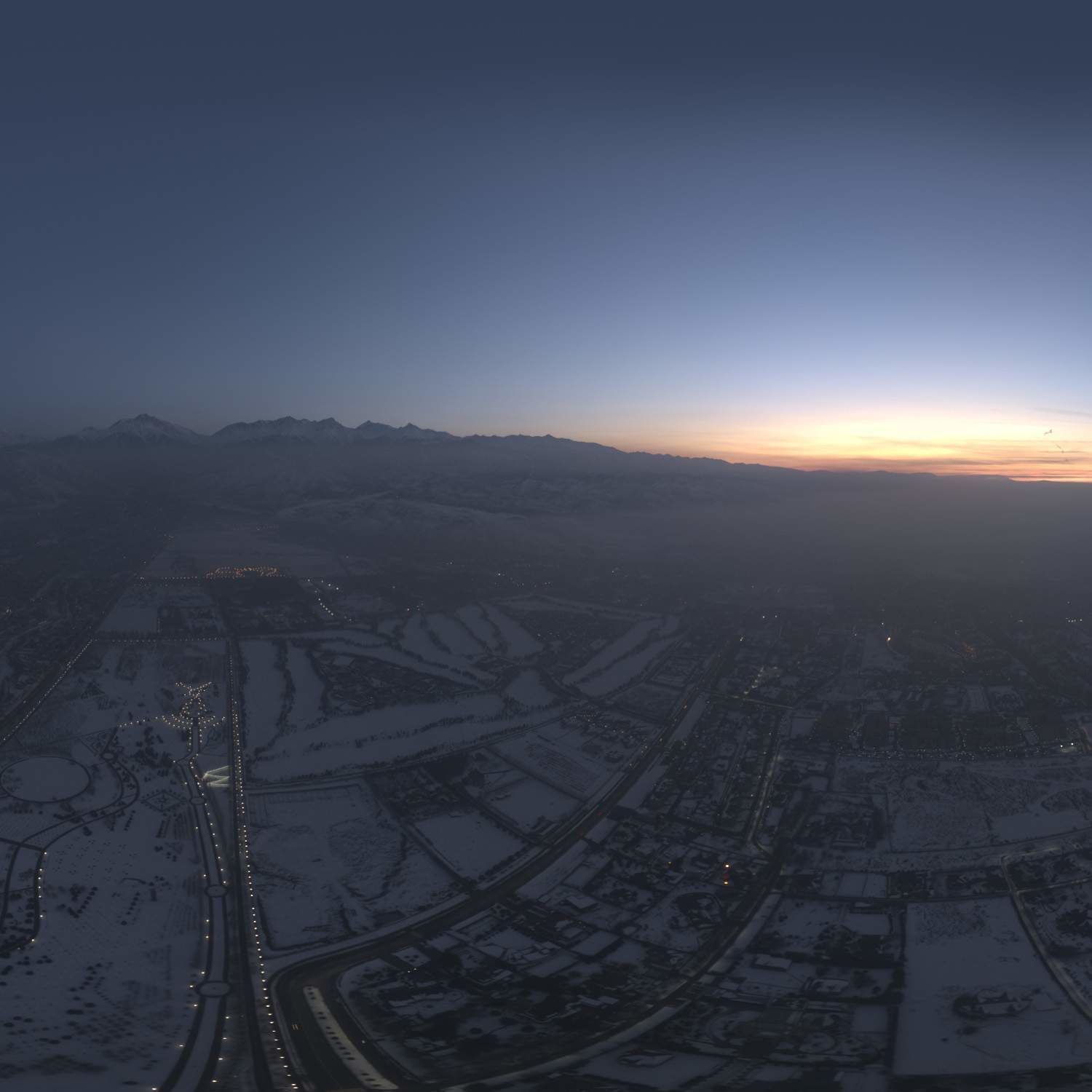 HDR - Twilight Over The Park 3D model | CGTrader