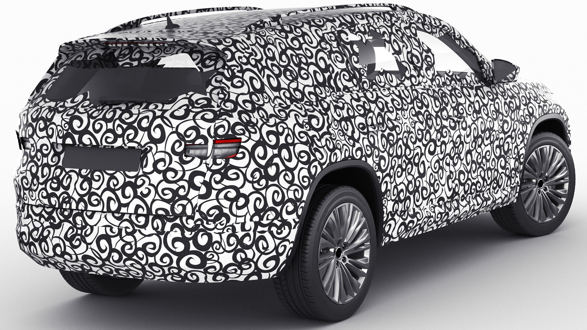 Test prototype SUV in camouflage 3D model | CGTrader