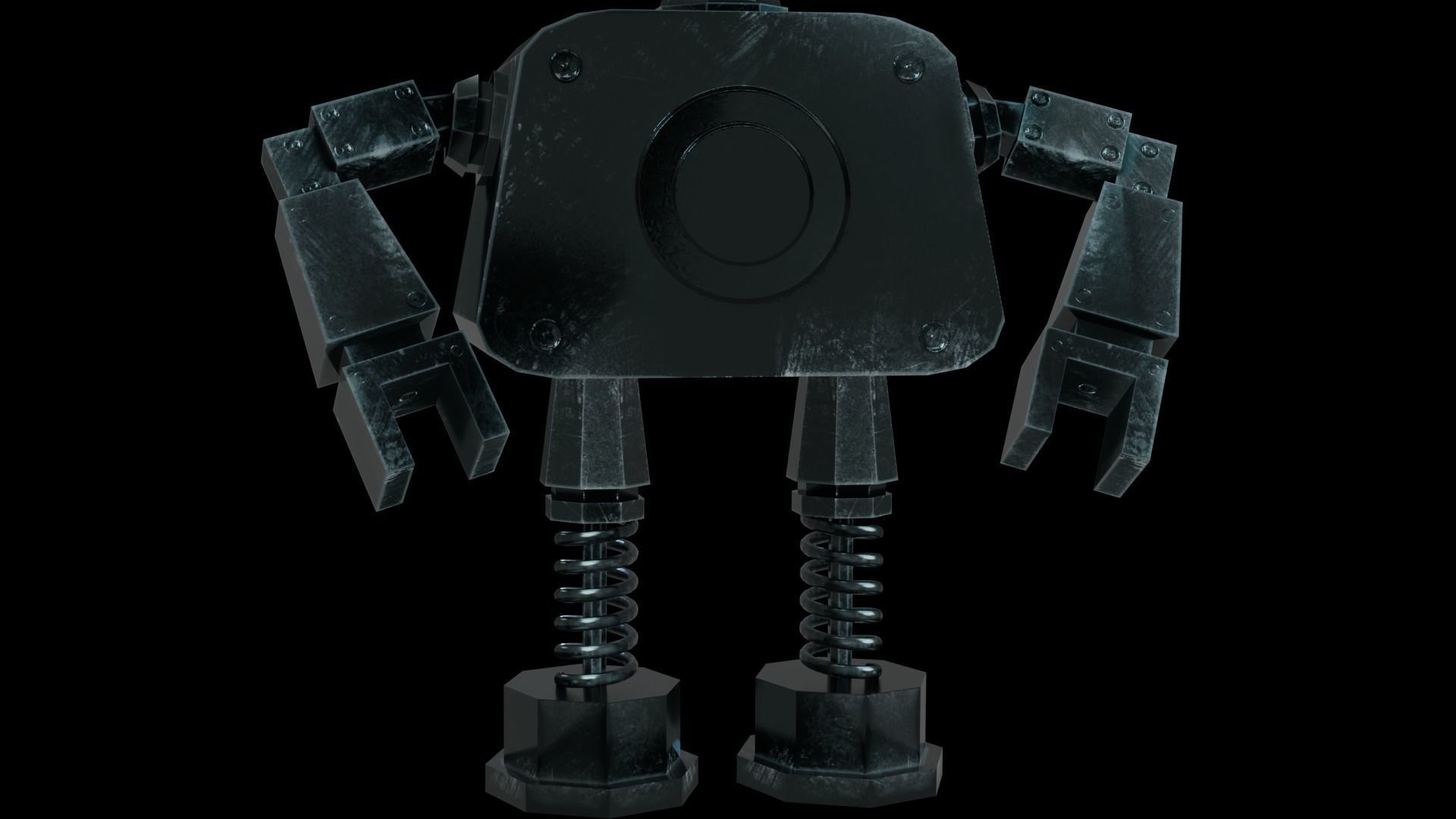 Iron Robot character 3D model | CGTrader