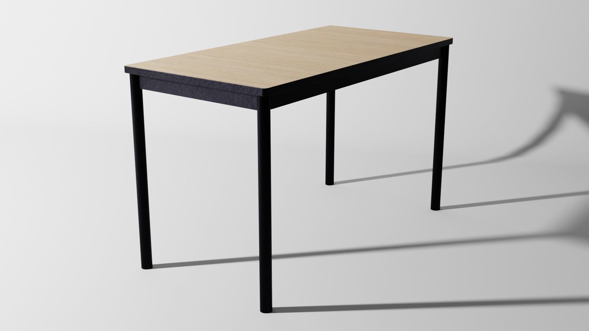 School Science Table free 3D model | CGTrader