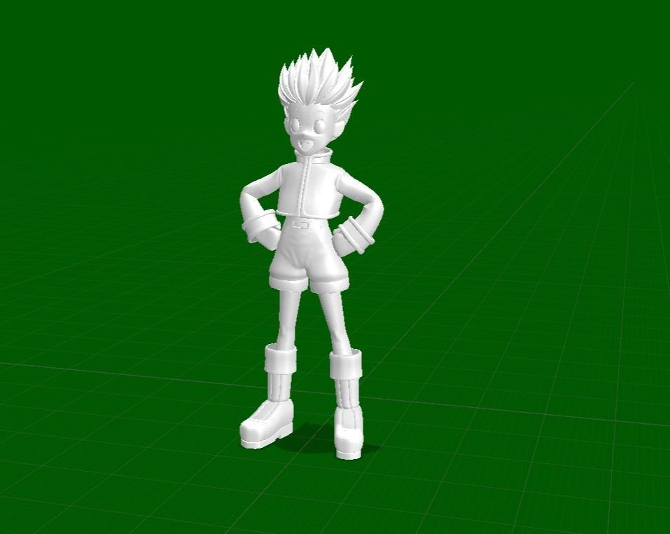 Gon Freecss - Hunter x Hunter 3D model rigged | CGTrader