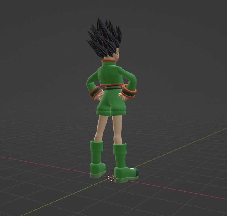 Gon Freecss - Hunter x Hunter 3D model rigged | CGTrader