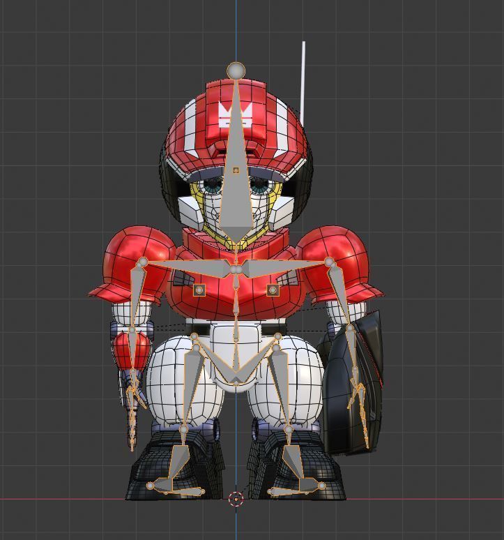 Magnum Ace - Iron leaguer 3D model rigged | CGTrader