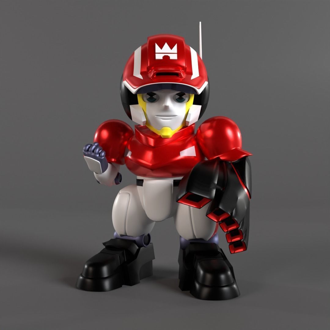 Magnum Ace - Iron leaguer 3D model rigged | CGTrader