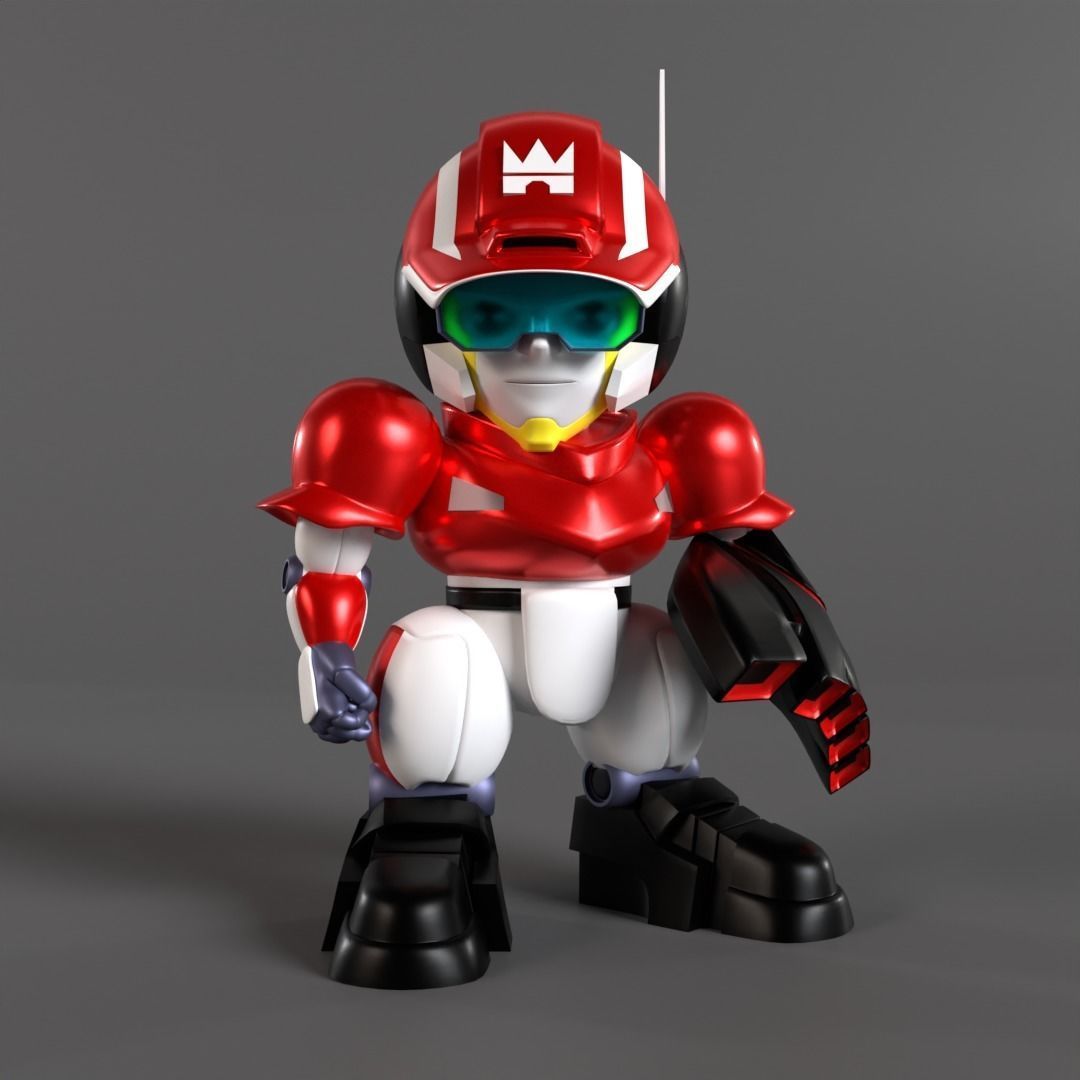 Magnum Ace - Iron leaguer 3D model rigged | CGTrader