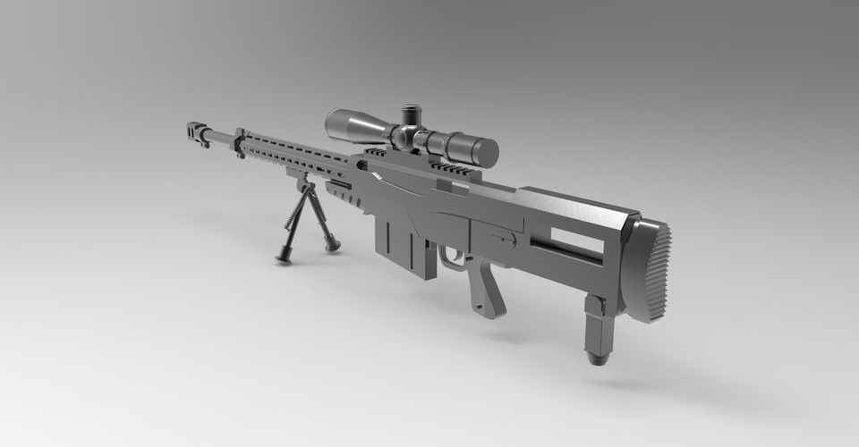 sniper rifles 3D model | CGTrader