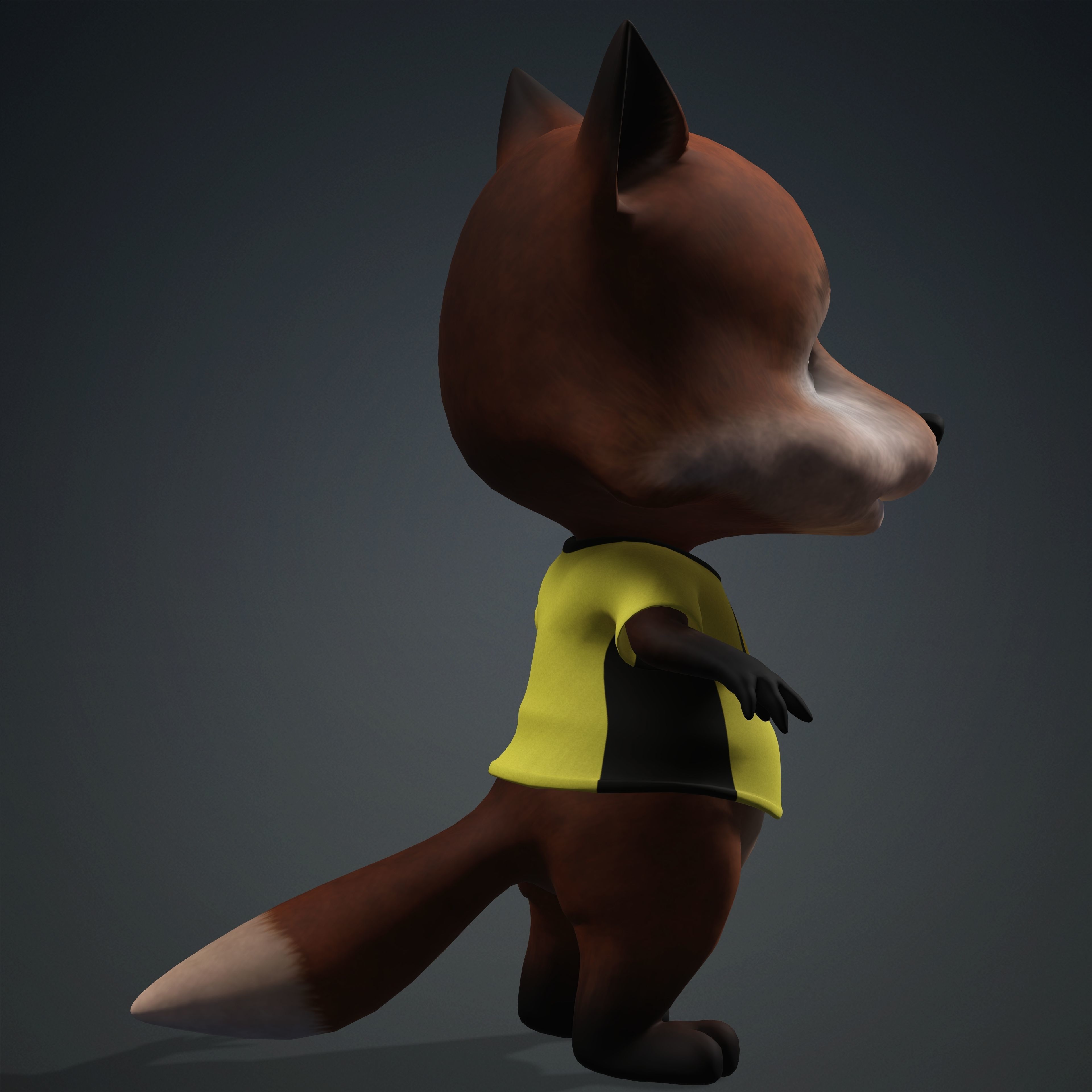 3D model Humanoid Cat VR / AR / low-poly | CGTrader