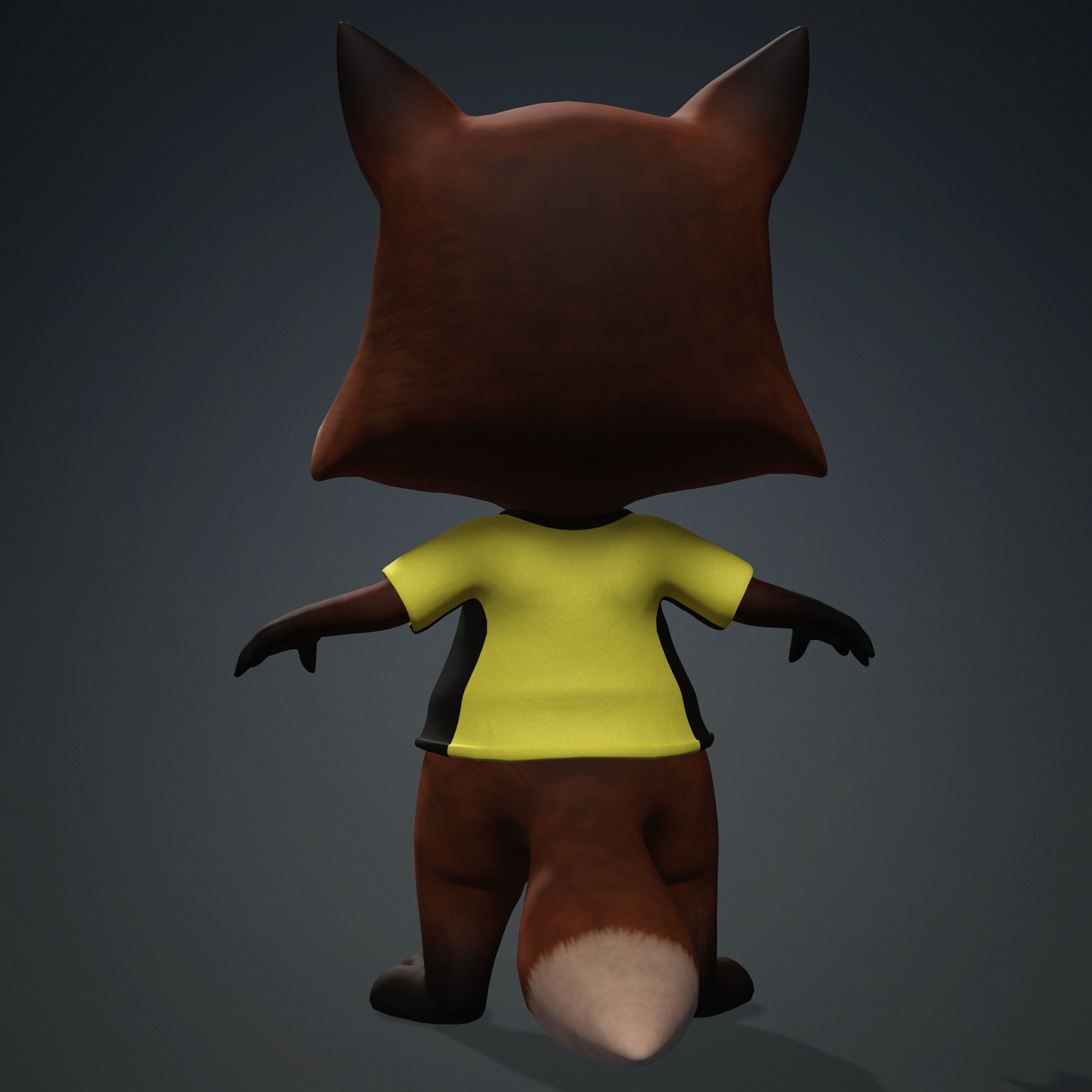 3D model Humanoid Cat VR / AR / low-poly | CGTrader
