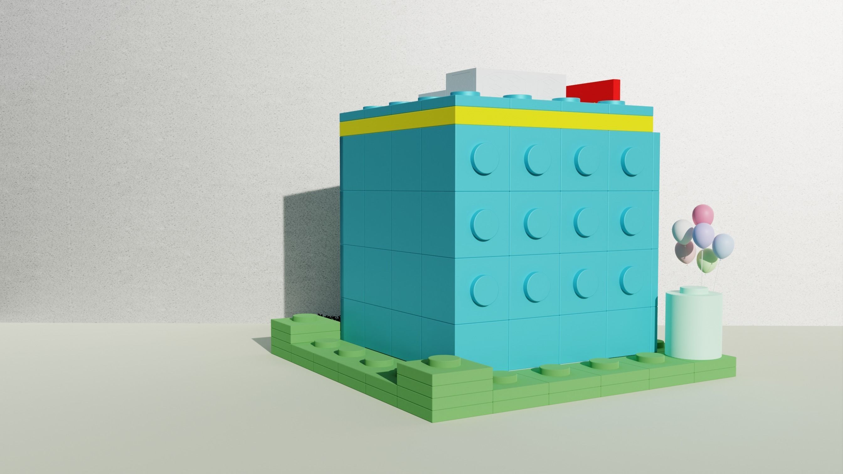 Lego Store lowpoly 3D model | CGTrader