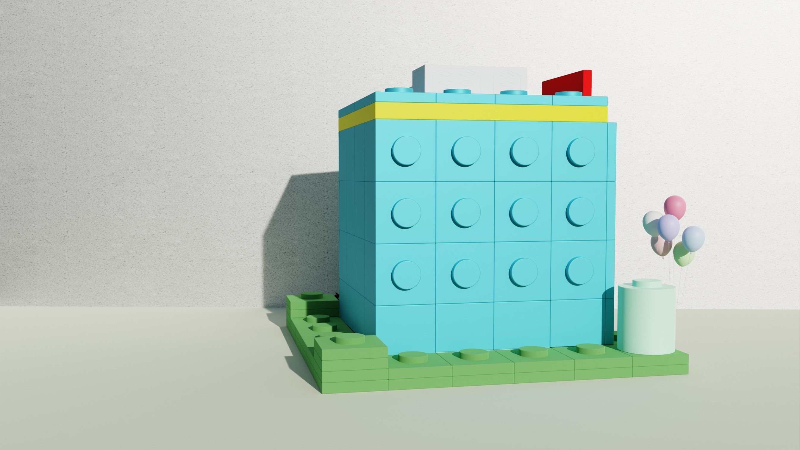 Lego Store lowpoly 3D model | CGTrader