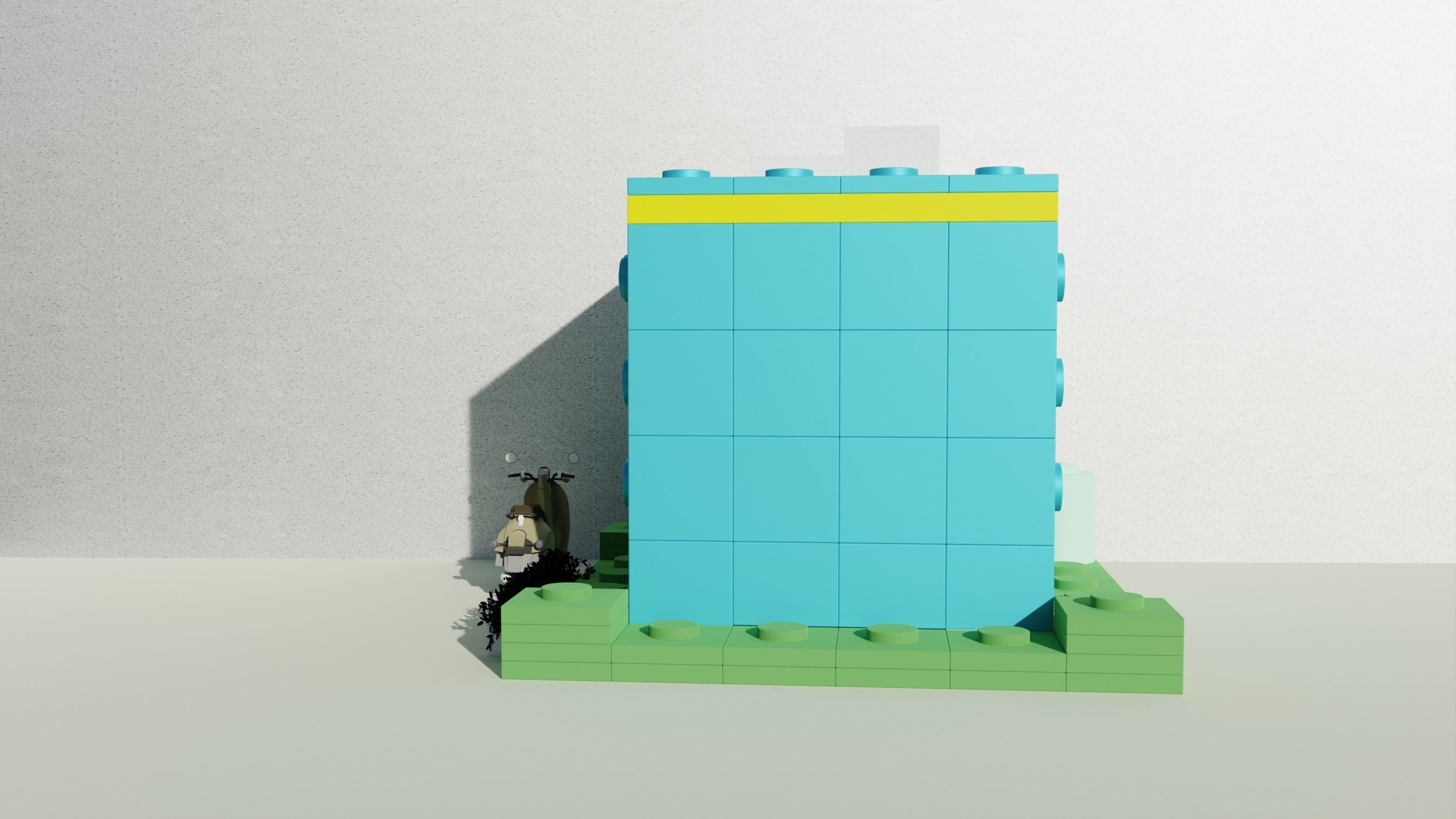 Lego Store lowpoly 3D model | CGTrader