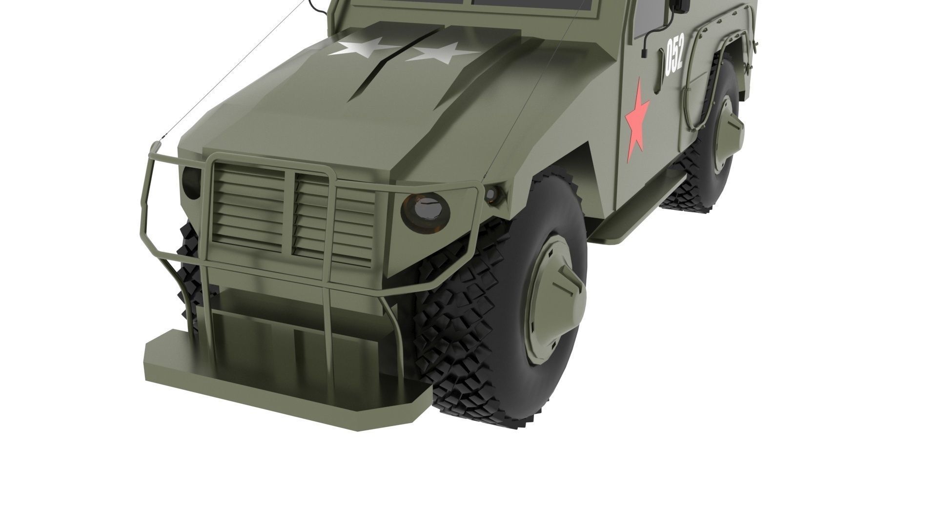 Russian Gaz Tiger 3D model | CGTrader