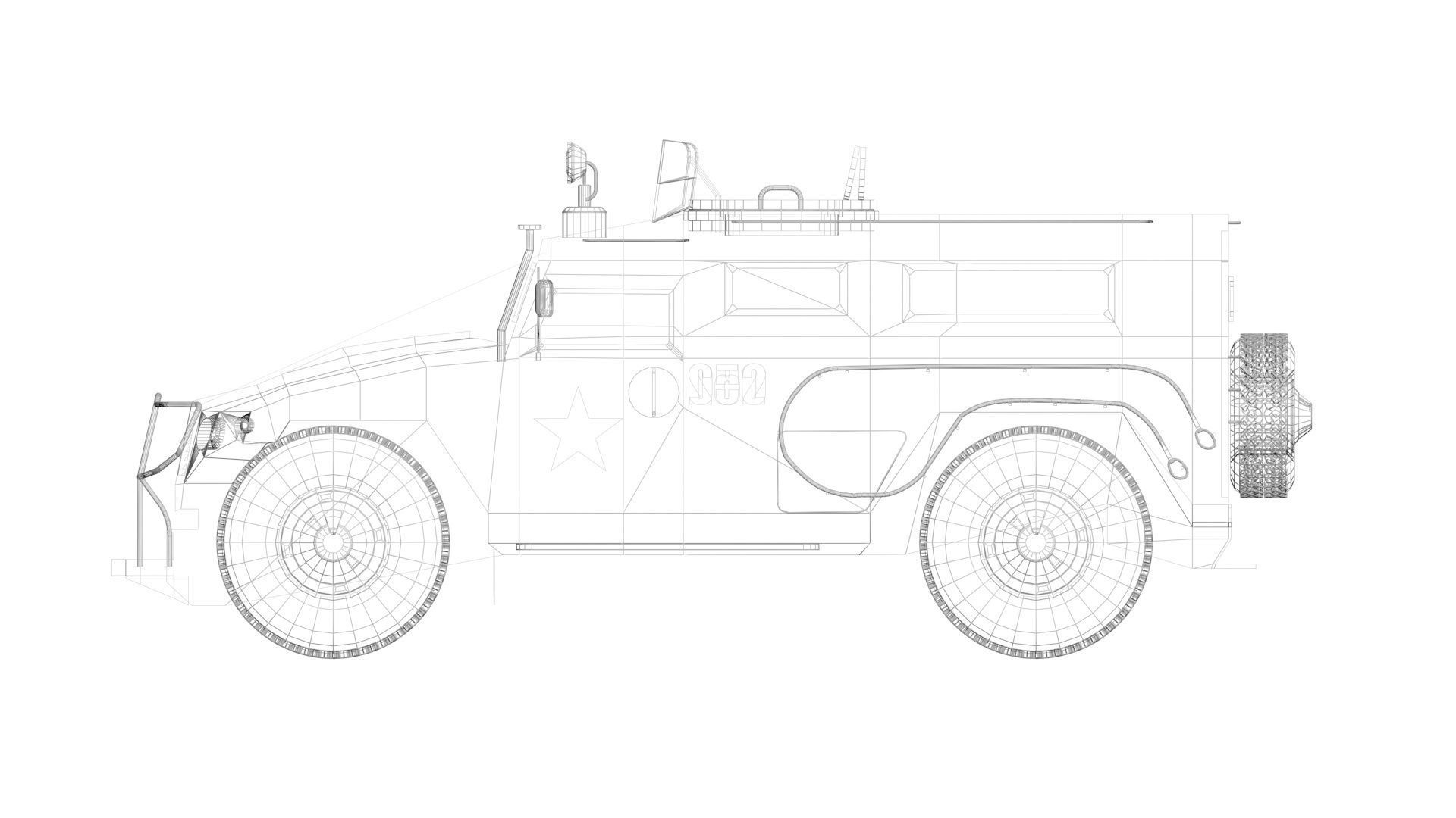 Russian Gaz Tiger 3D model | CGTrader
