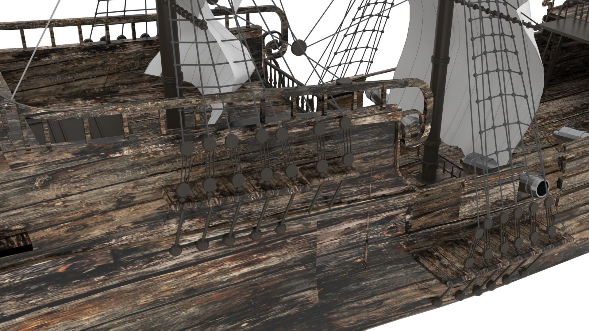 Sailboat Galleon 3D model | CGTrader