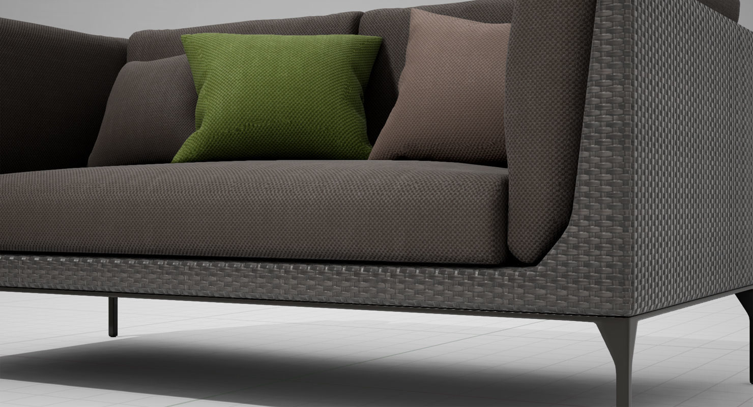 Dedon Mu Sofa 001 UE4 3D model | CGTrader